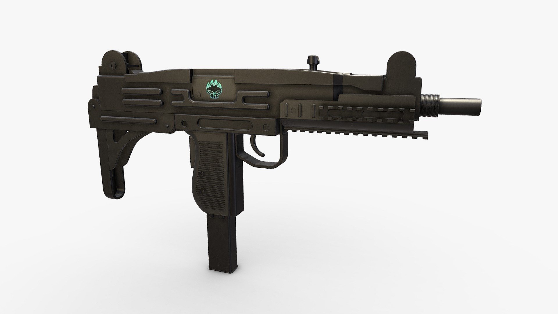 Uzi - Download Free 3D model by Pieter Ferreira (@Badboy17Aiden ...