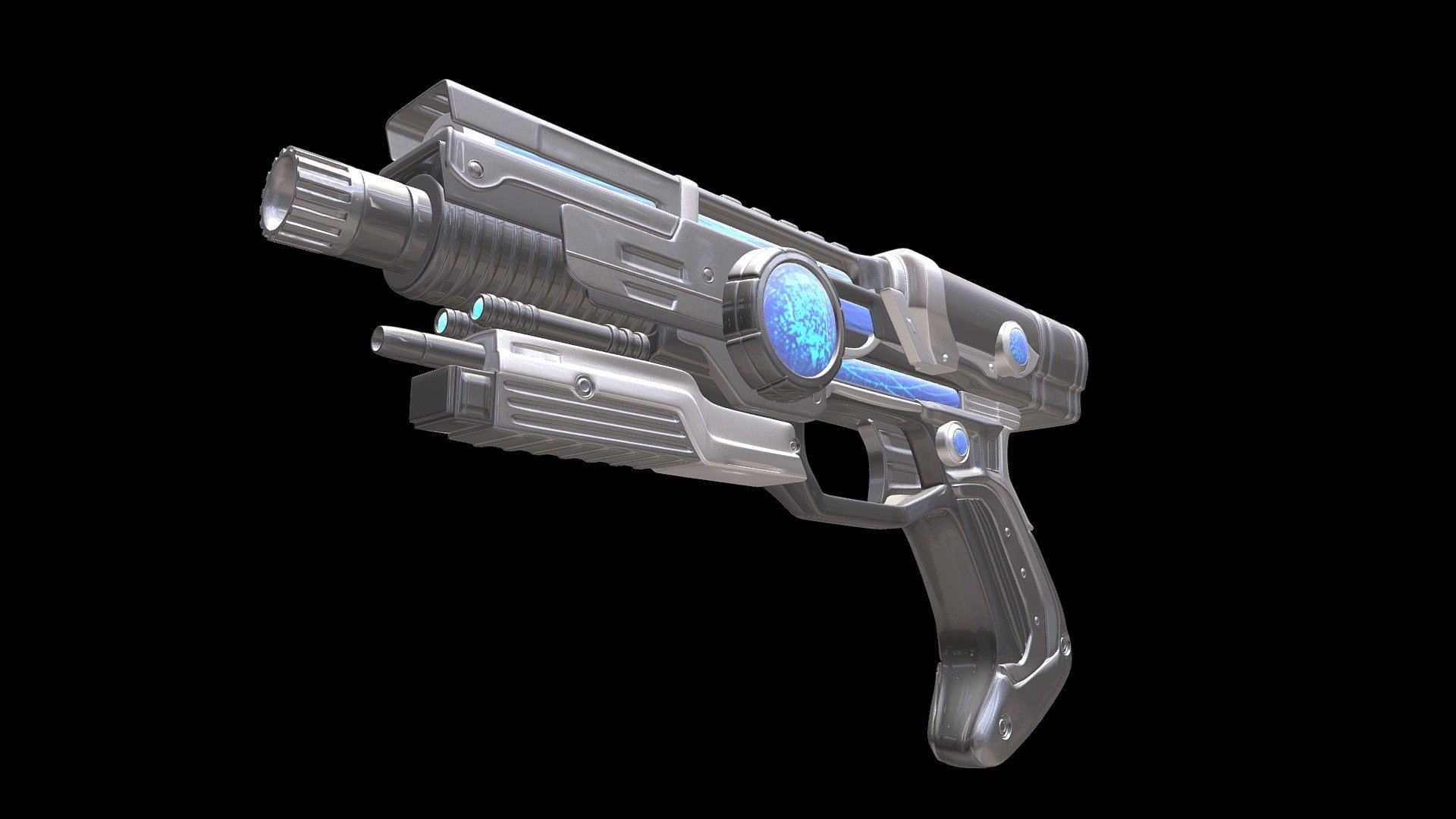 Sci-Fi Water Gun (SF水鉄砲) - Download Free 3D model by horse_water ...