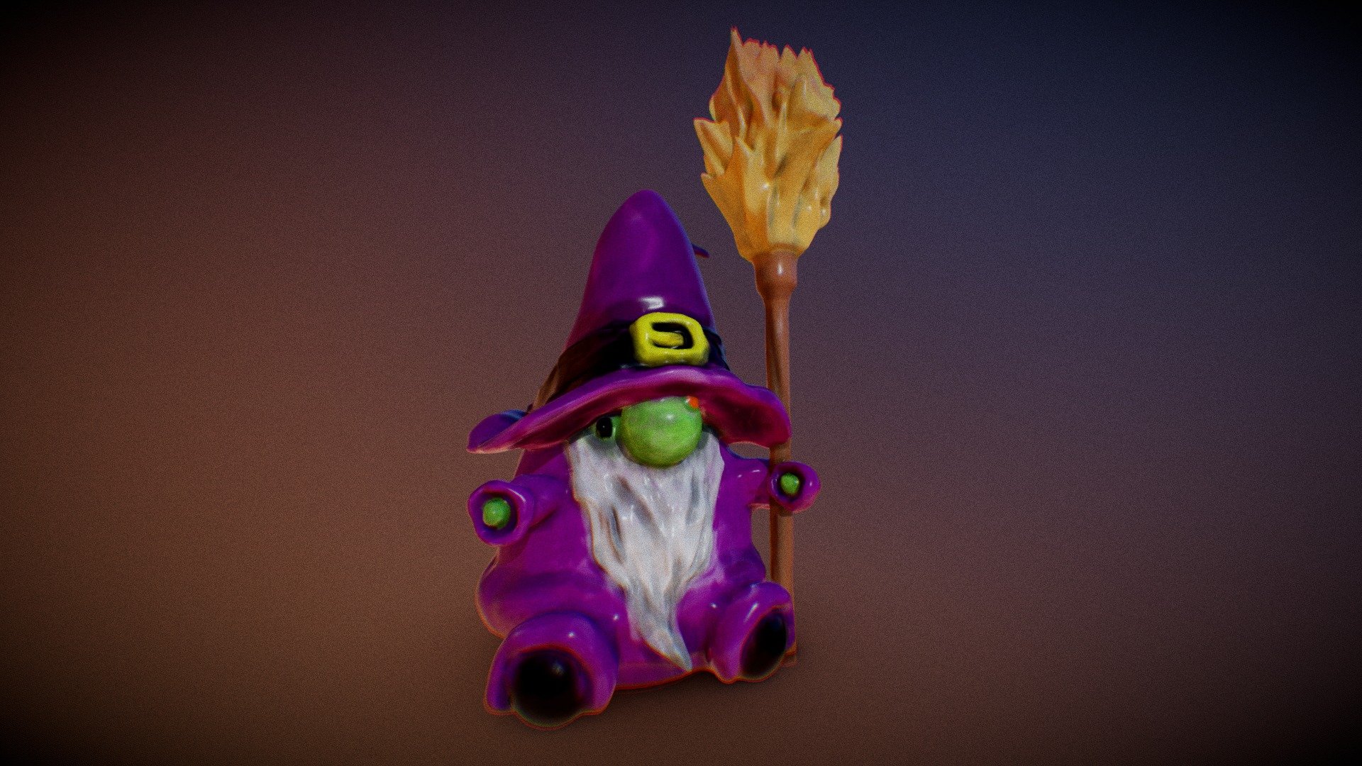 Witch Gnome (3D Printable) - Download Free 3D model by Dreaming In ...