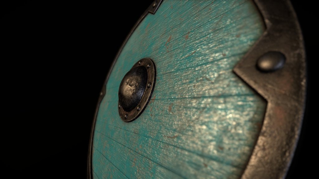 Realistic Viking Shield - 3D model by Linn Ekstedt (@linnekstedt ...