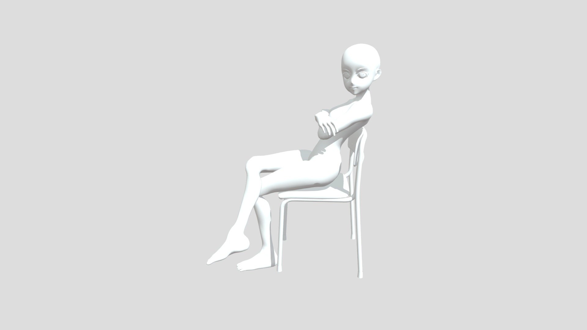Sitting In Chair - 3D model by Jb1608 [881a137] - Sketchfab
