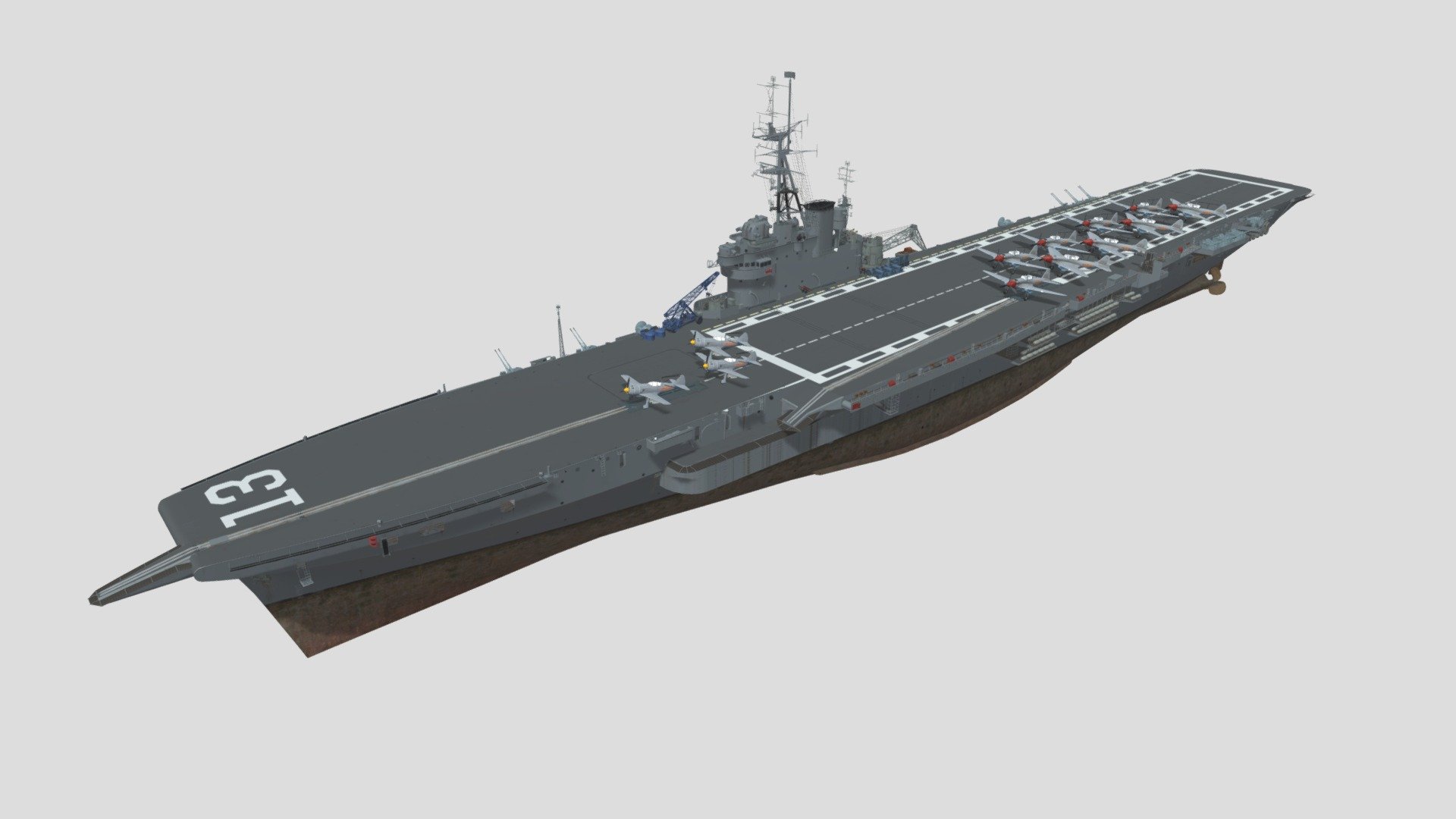 Chinese PLANavy Aircraft Carrier GUANGDONG 广东舰 - Download Free 3D model ...