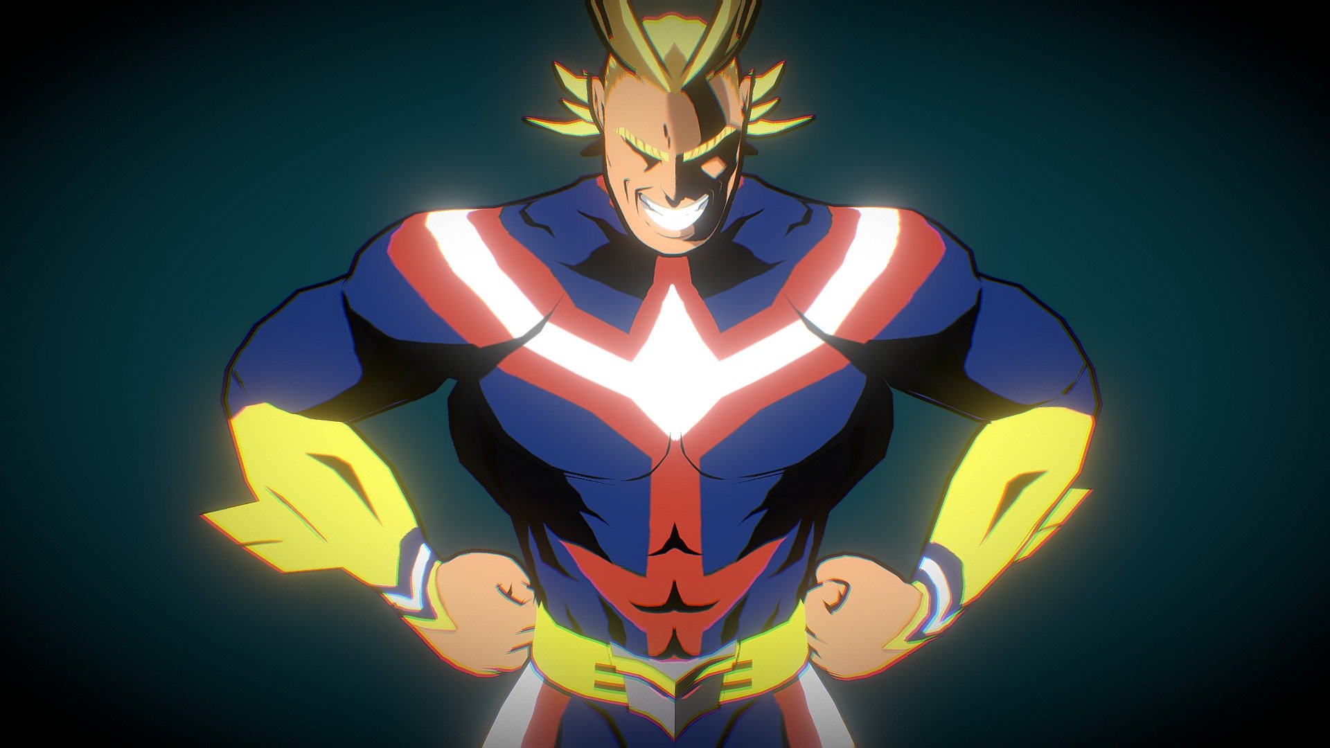 ALL MIGHT - 3D model by VeXx (@risingvexx) [881c803] - Sketchfab