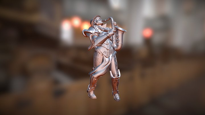 Saxophone 3D models - Sketchfab