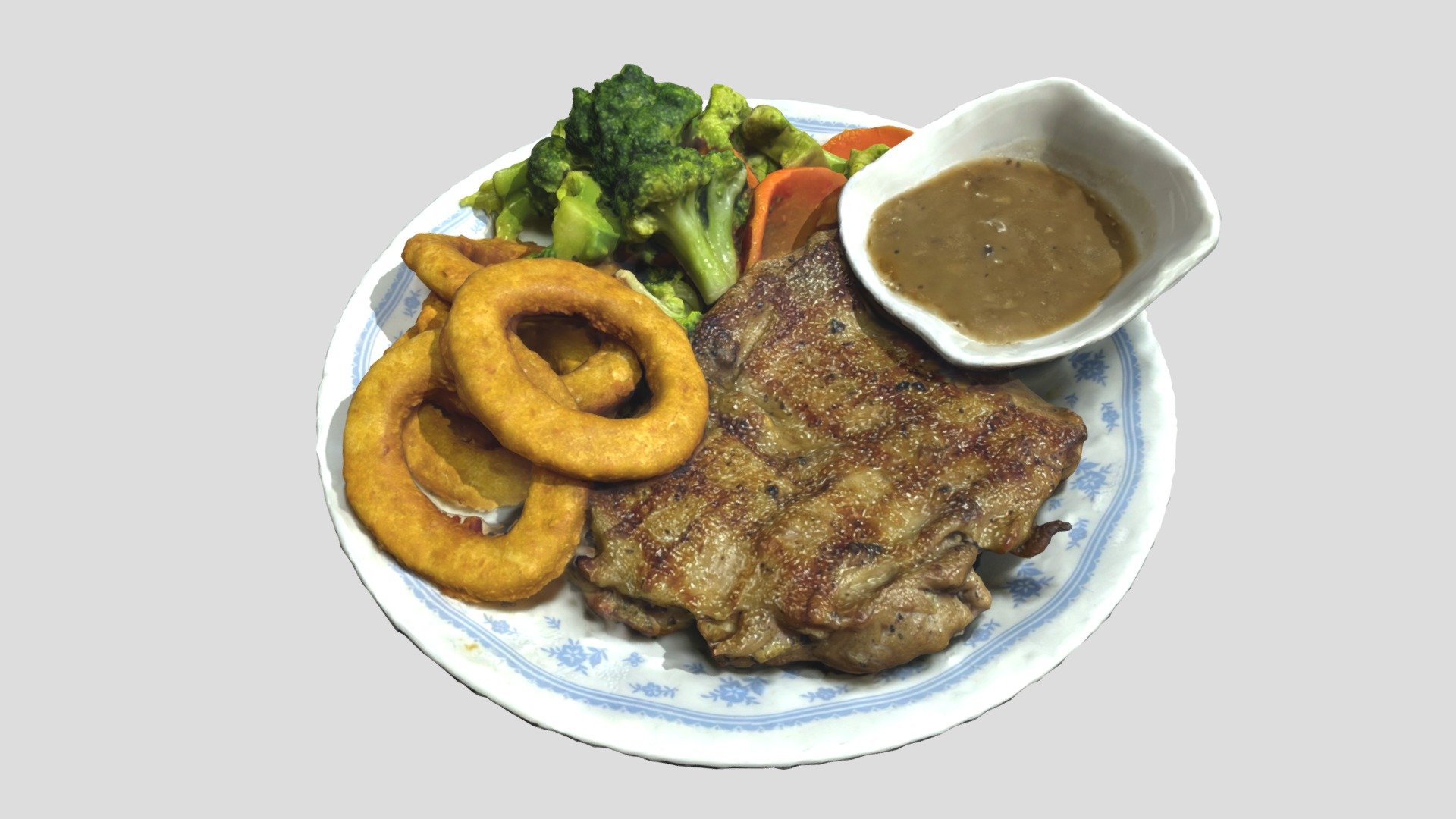 Chargrilled Chicken Chop - 3D model by WilsonT3D (@WilsonTeo89 ...