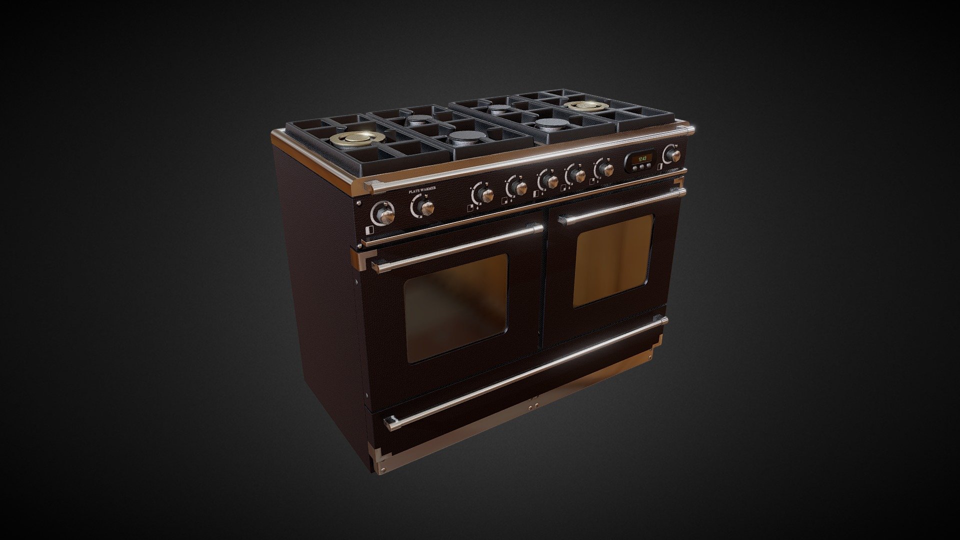 Range Style Cooker - Game Model - Buy Royalty Free 3D model by Colin ...