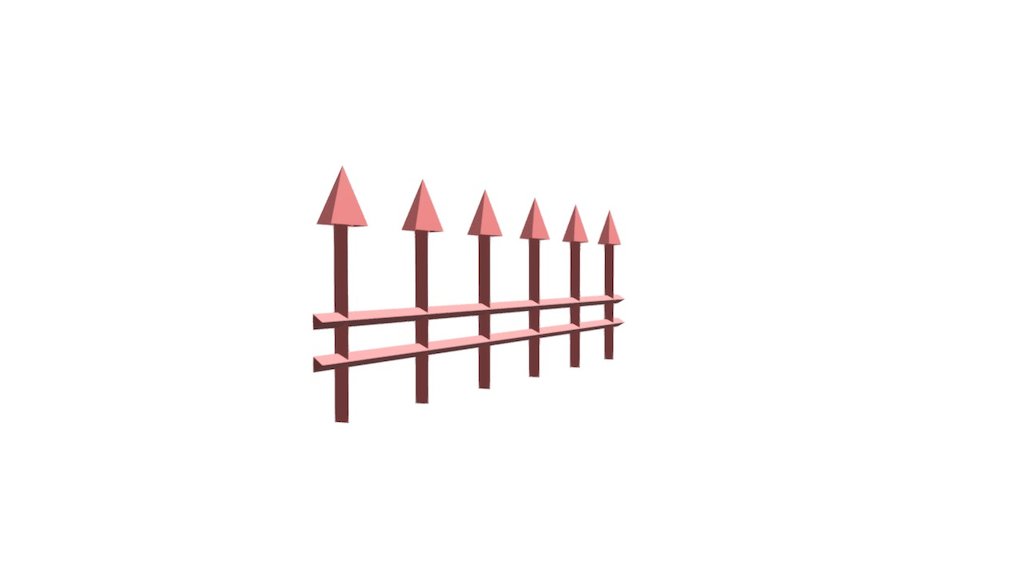 RED FENCE - Download Free 3D model by lisa_shche (@multilisaveta ...