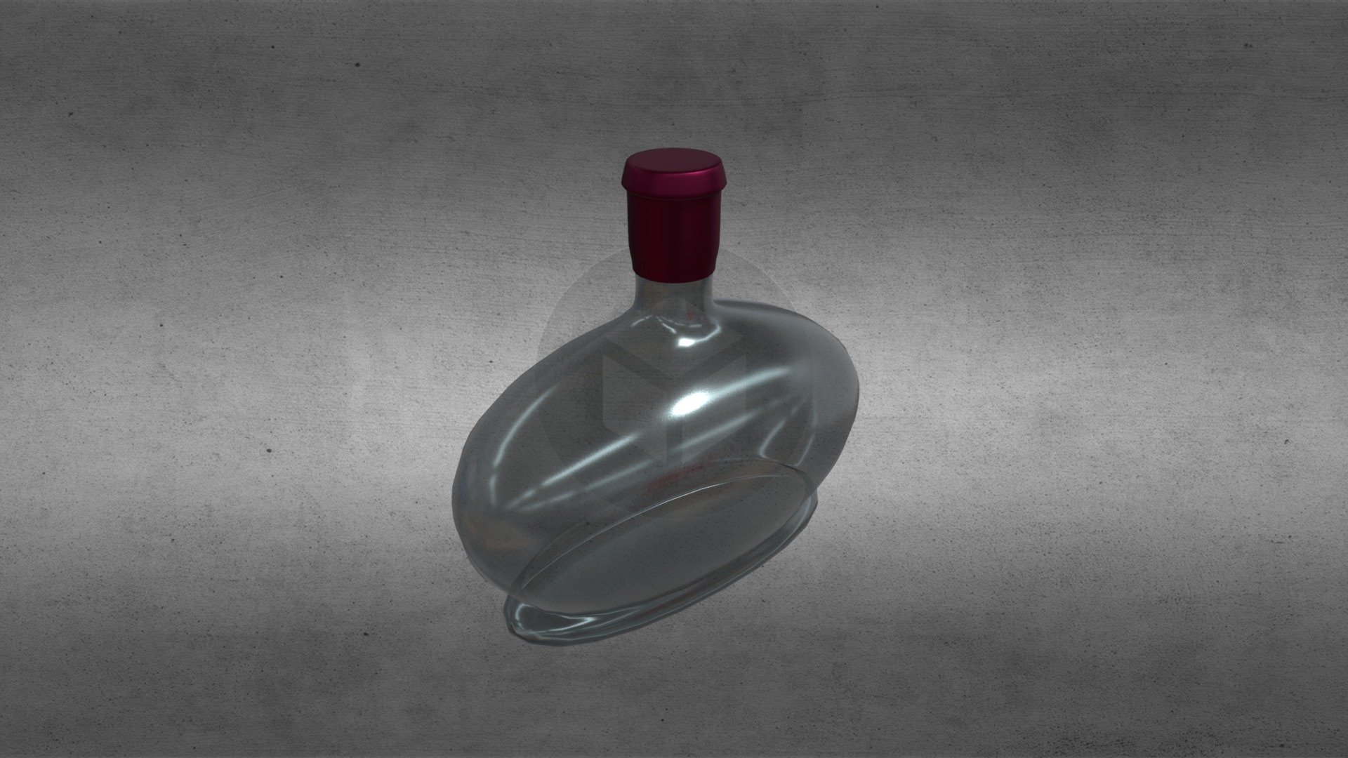 geo3Dnfx Bulbous Whiskey bottle - Download Free 3D model by geo3DnFX ...