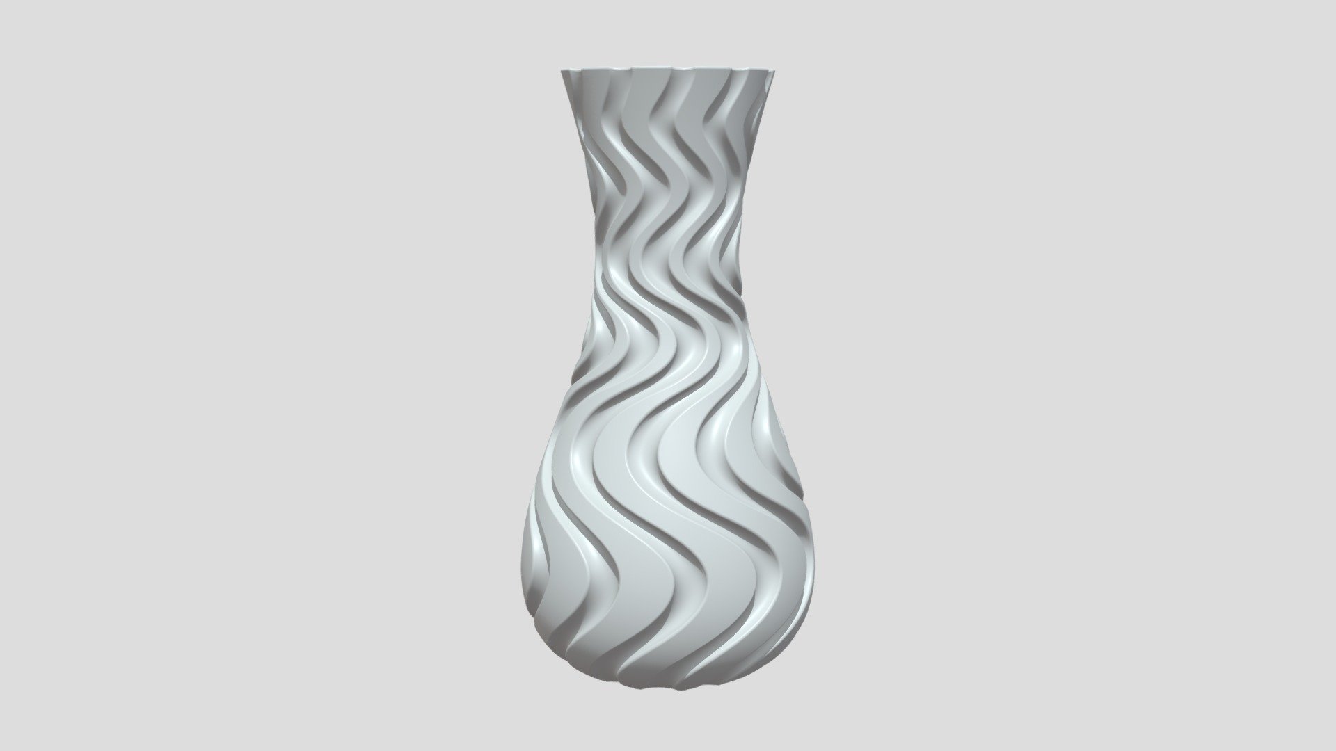 Decorative Flower Pot Vase 3D Print Vasija - 3D model by 3D Crafts CR ...