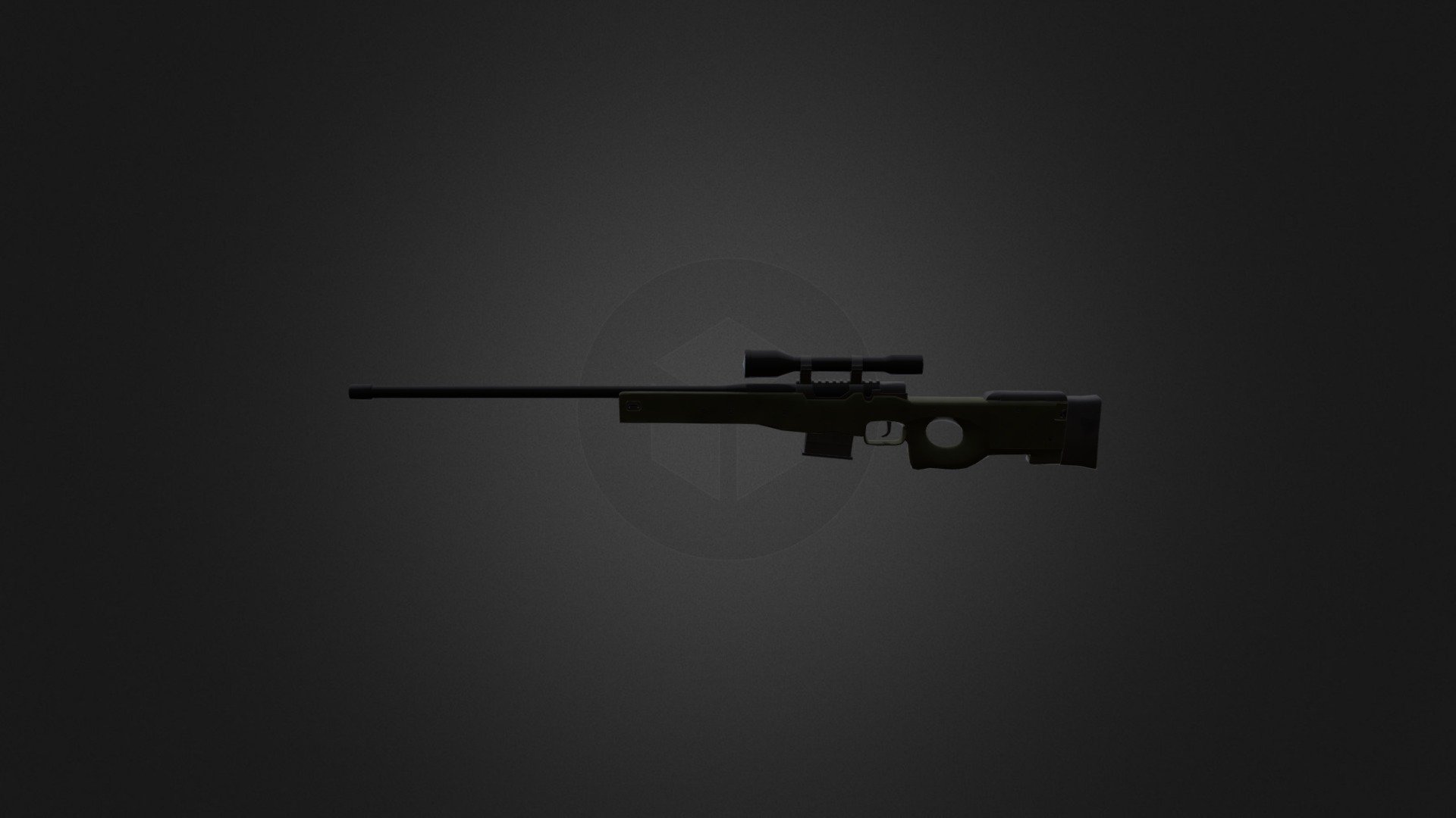 L96 Sniper Rifle - 3D model by felipebarros969 [88289fd] - Sketchfab