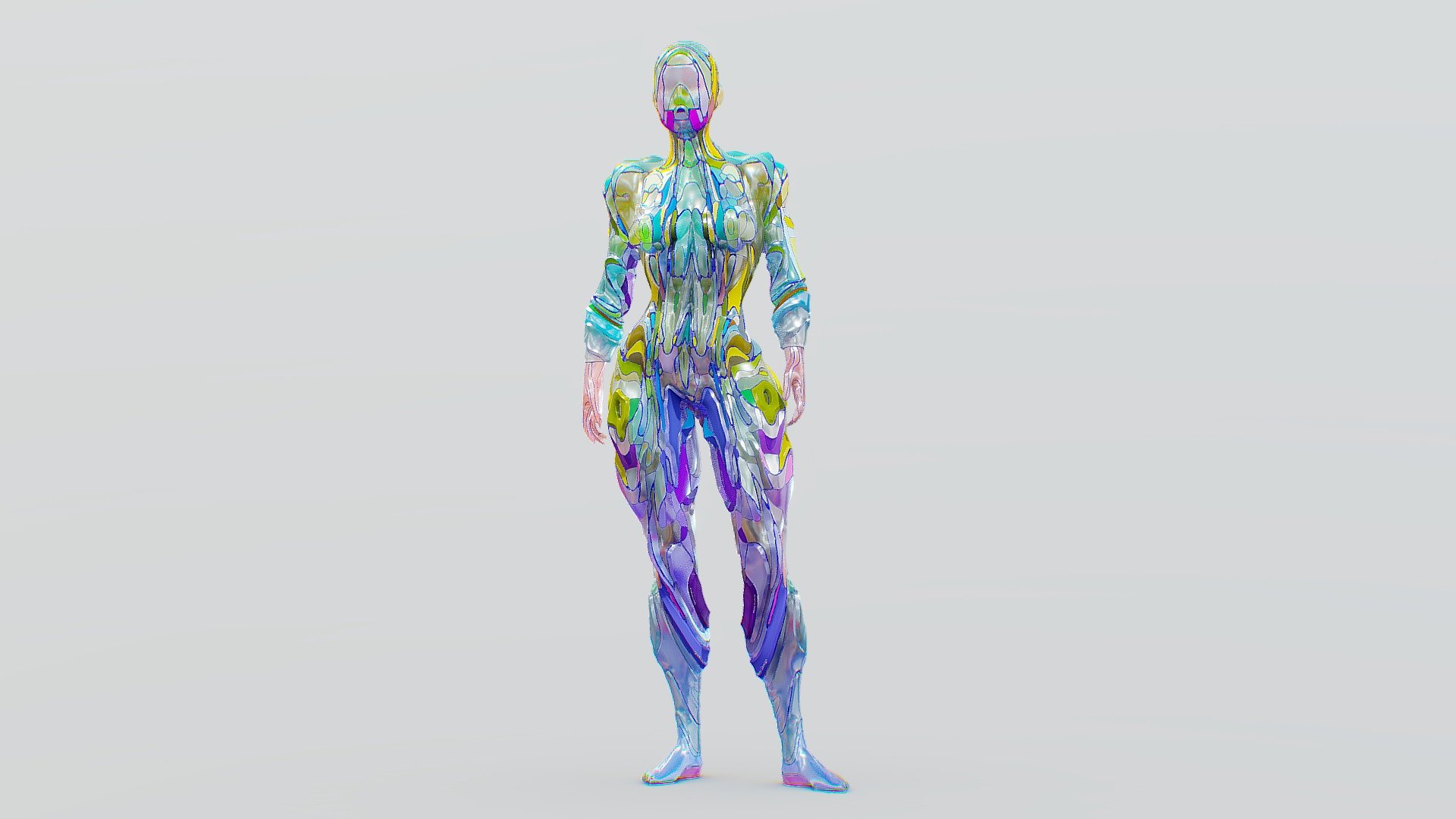 Biomechanic_design_2023.8.31_stand01 - 3D model by lonlydrxx ...