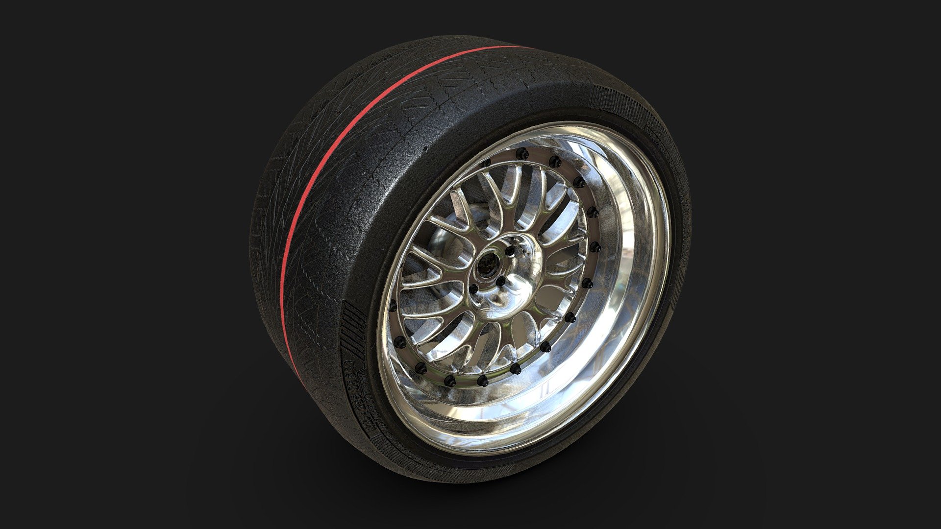 Sport & Race Wheel Renkei - 3D model by Plexus Game (@plexusgame ...