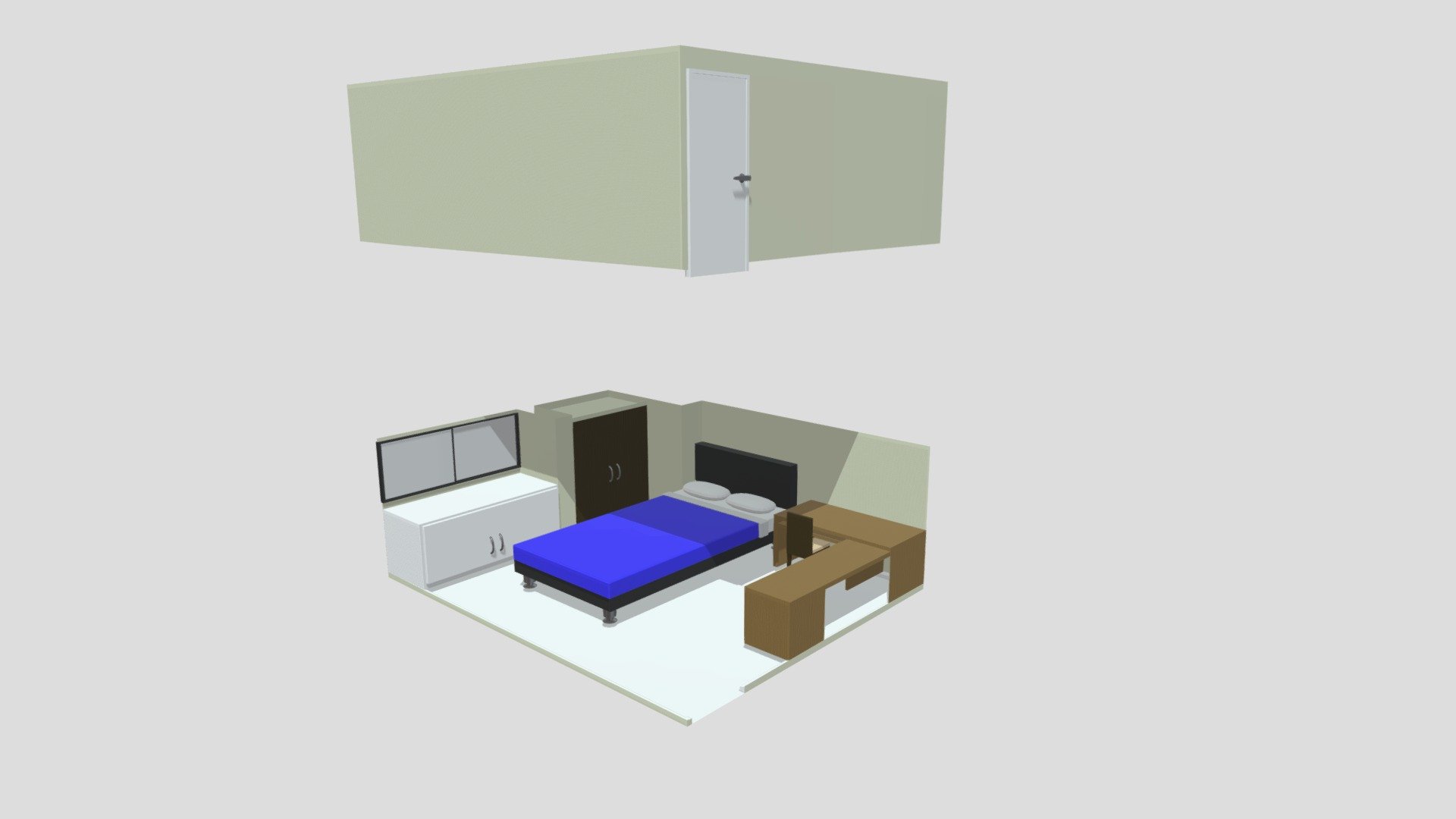 low poly Room - 3D model by JuanQuinteroC [882b49a] - Sketchfab