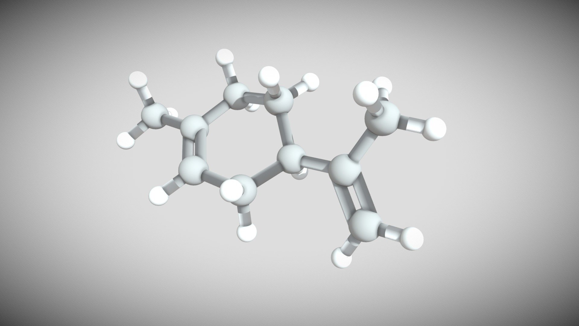 R-Limonene or D-limonene or (+)-limonene - Download Free 3D model by ...