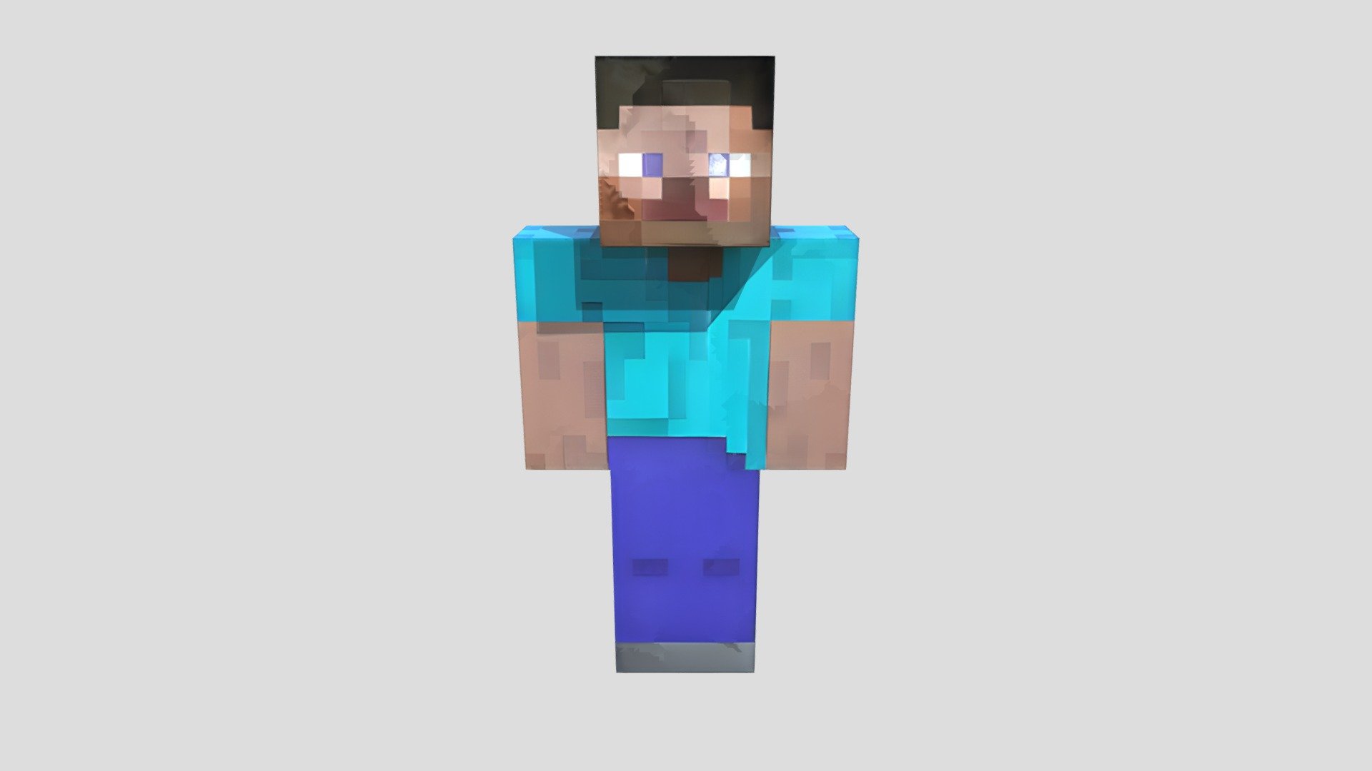 Minecraft-style human figure - Download Free 3D model by ...