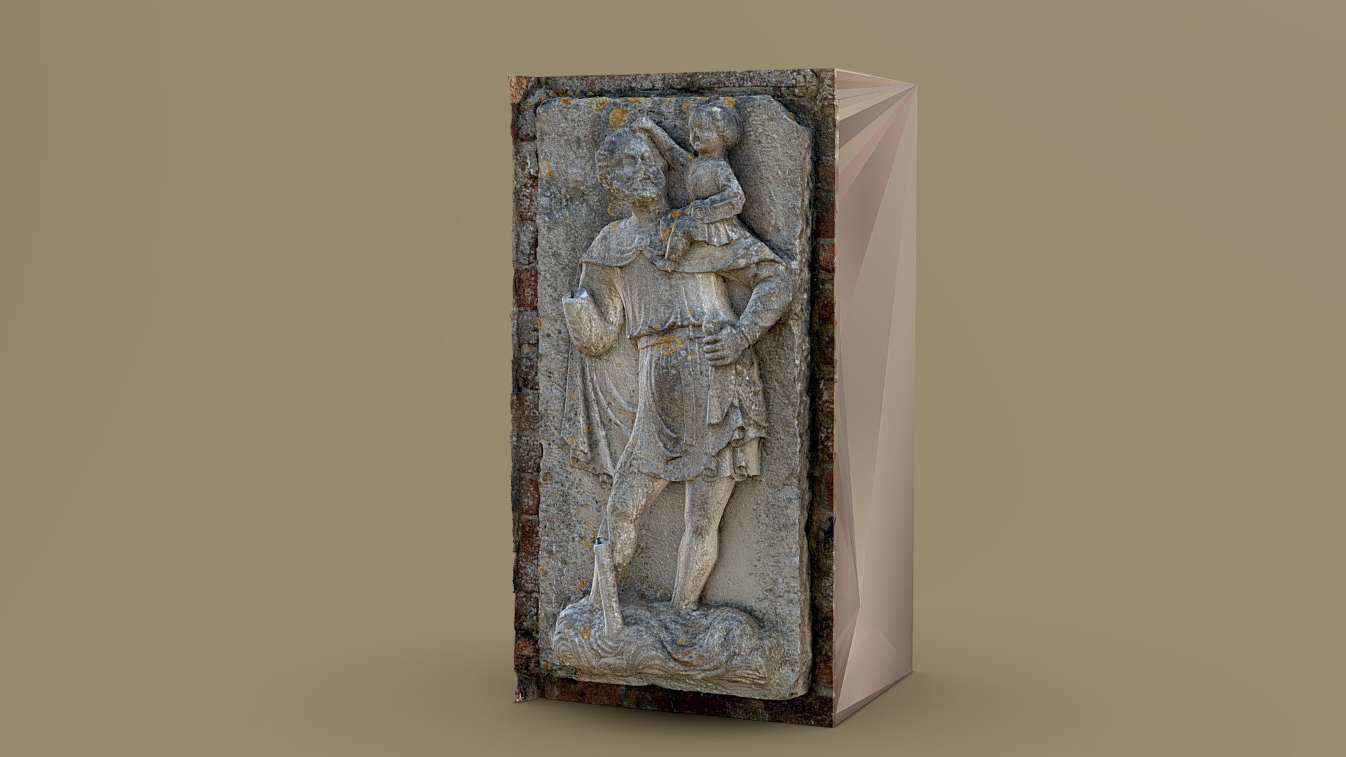 St Christoper Relief, Brownsea Island, UK - Download Free 3D model by ...