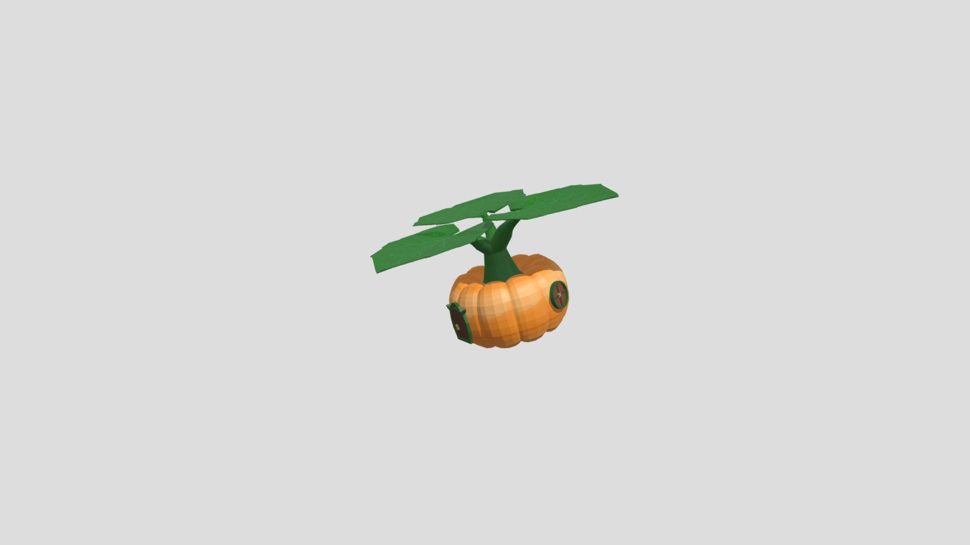 Flying Pumpkin House - 3D model by Harry Williamson (@HarryWilliamson ...