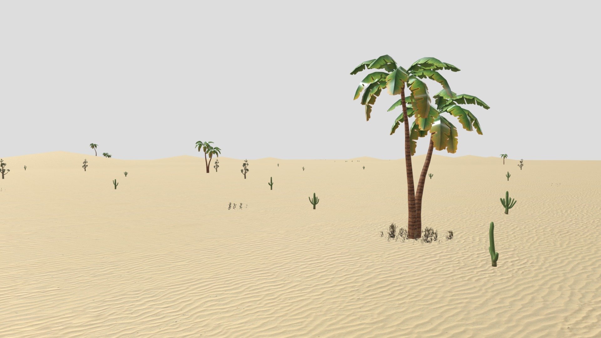 Desert Nature Low Poly Cartoon - 3D model by CGS CREATOR (@cgscreator ...