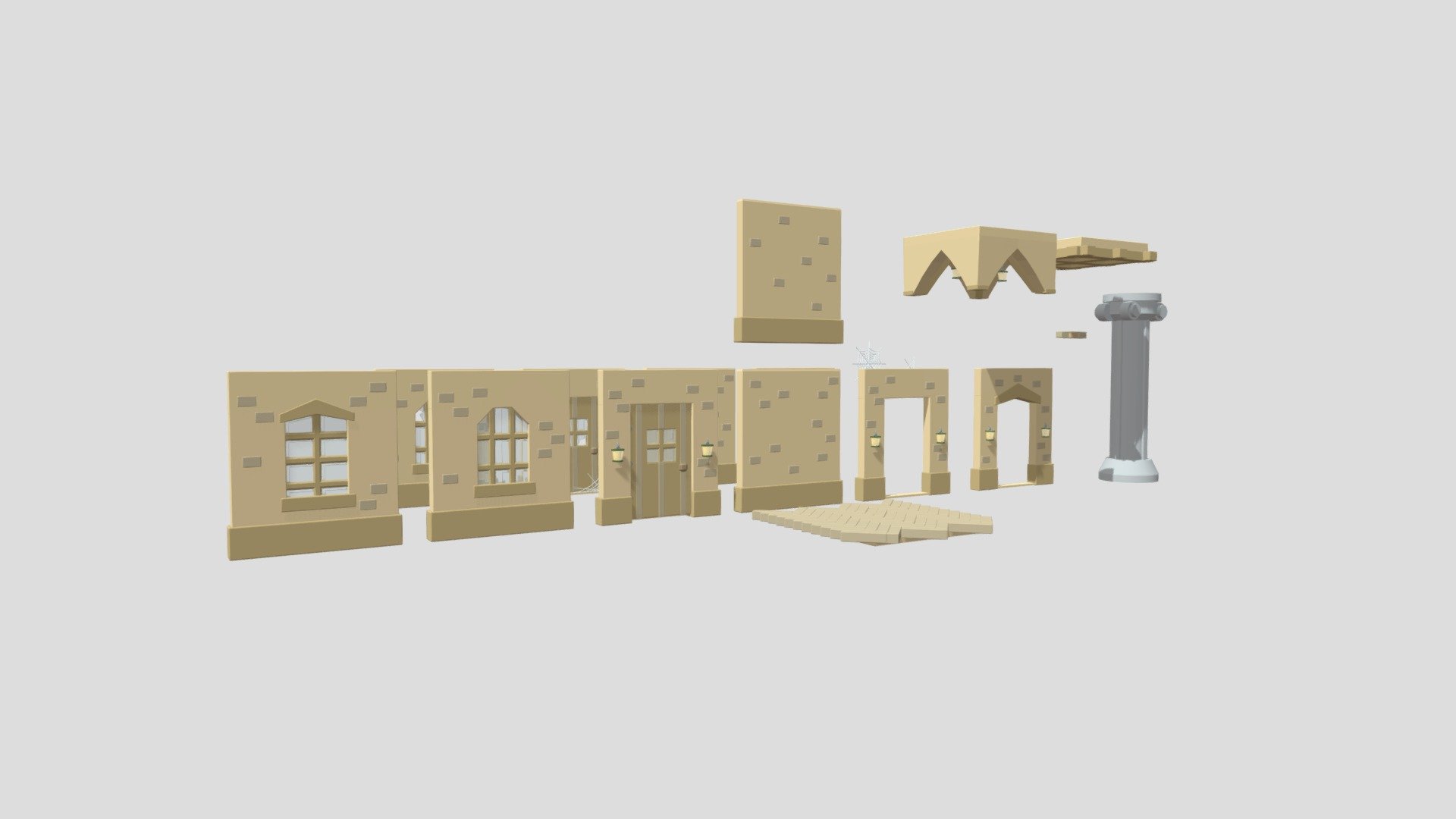 Wall Package - Download Free 3D model by Holly_Climpson [88314b2 ...