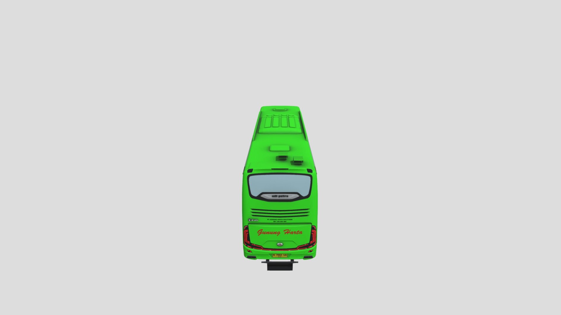 adiputro jetbus - 3D model by alvin.nakuladi [8836b19] - Sketchfab
