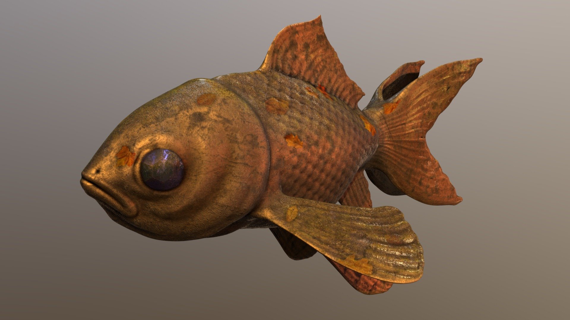 Stone fish #FishChallenge - 3D model by Voleuro [883a3e4] - Sketchfab