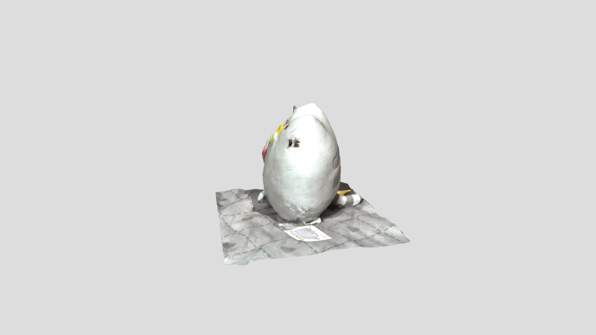 Pusheen Cat Plush eating Chips - 3D model by Btmm [883aa67] - Sketchfab