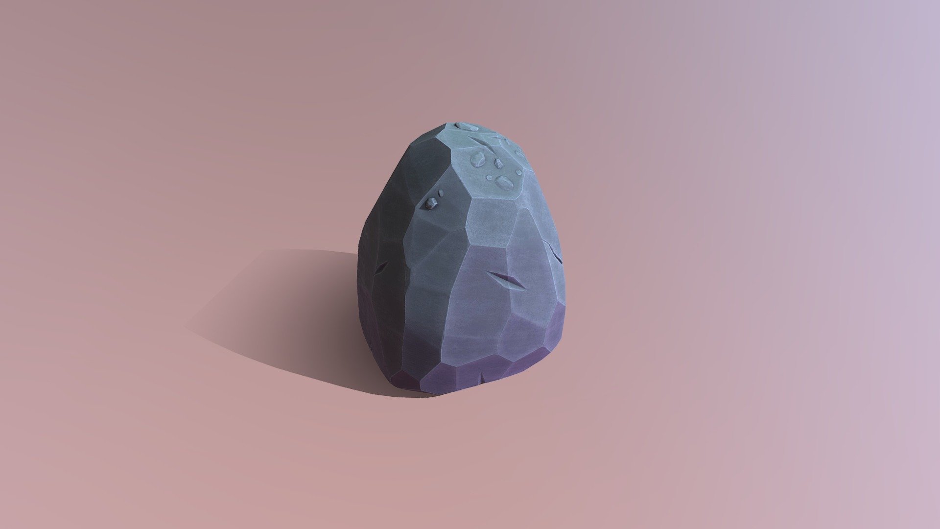 Low poly Hard Edge Rock - Download Free 3D model by MMandali (@rasmon ...