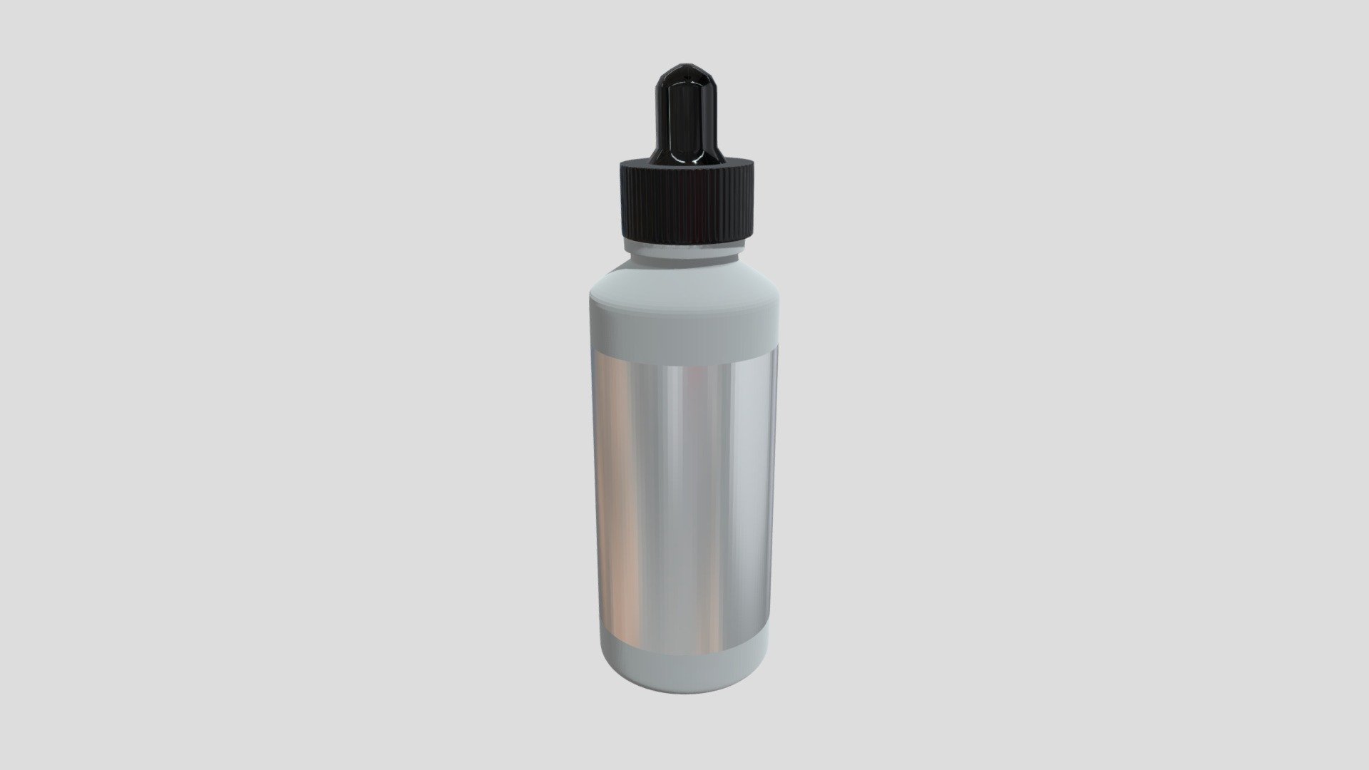 Cosmetic Oil Serum Dropper Bottle 3D model - Download Free 3D model by ...