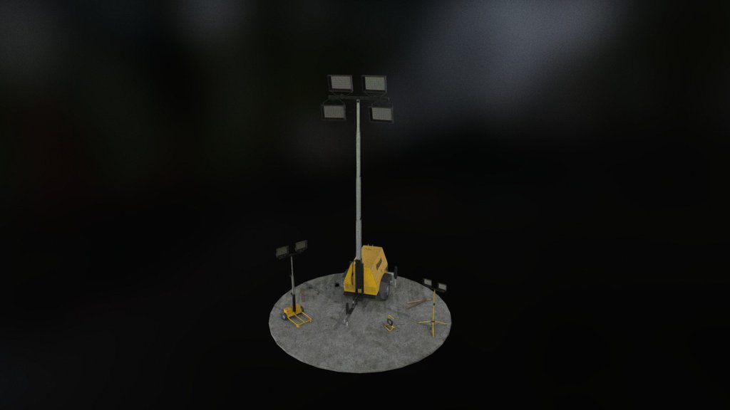 Construction work lights - 3D model by Benz Lewis (@BenzLewis) [883e52e ...
