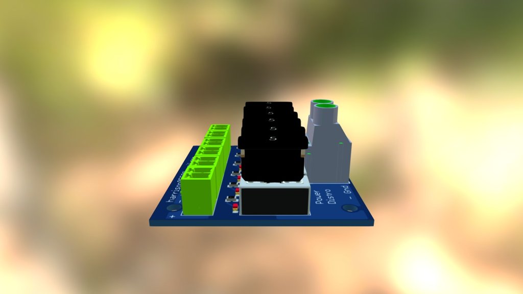 Power Distro With Leds - 3D model by harrison0550 [883f721] - Sketchfab