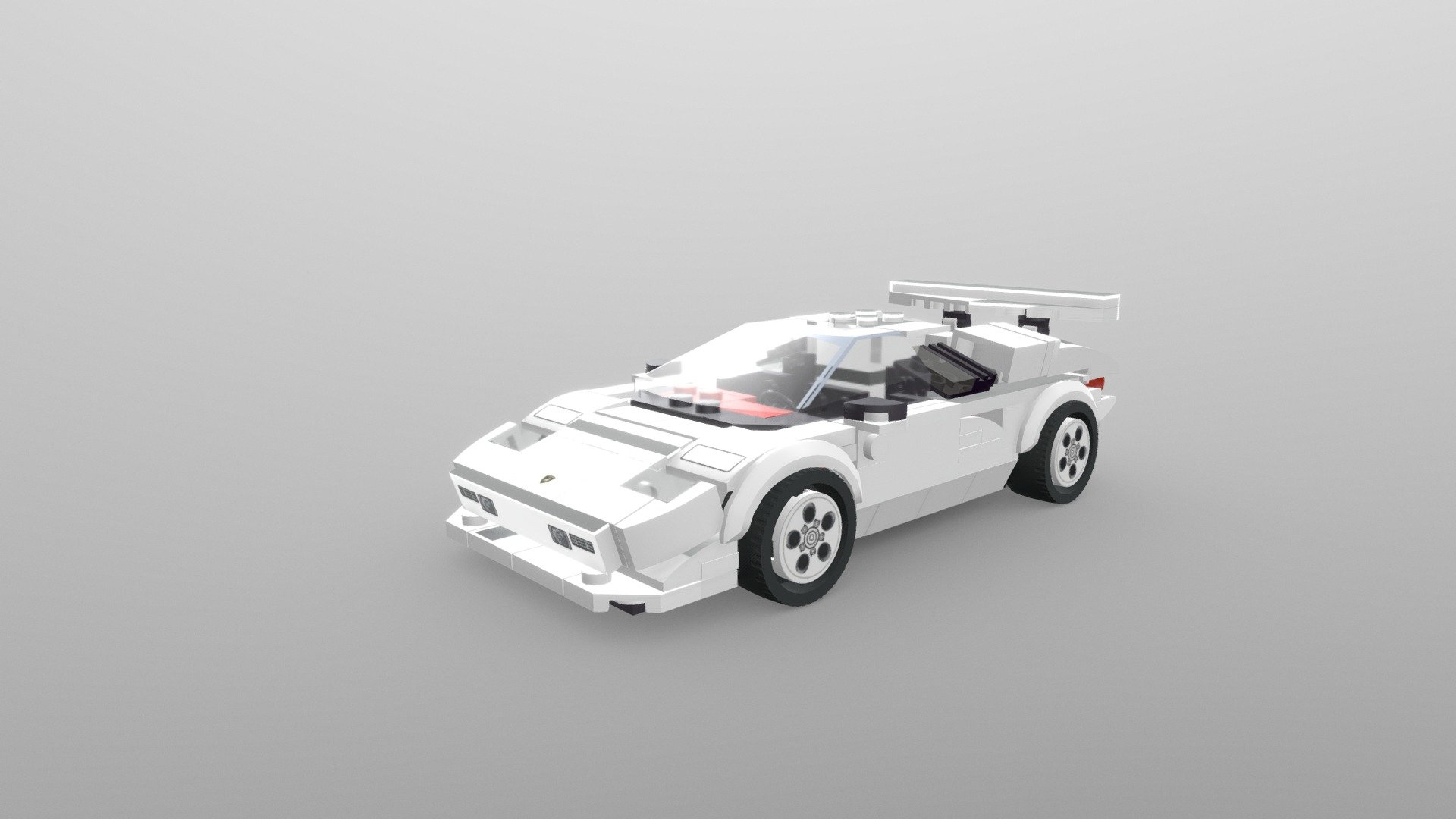 Lego Lamborghini Countach - 3D model by Jan_Strydom (@JanStrydom ...