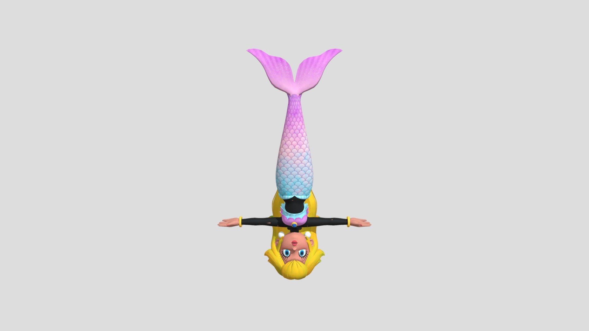 peach mermaid V4 - Download Free 3D model by RaihG (@sponge.11.8.3 ...