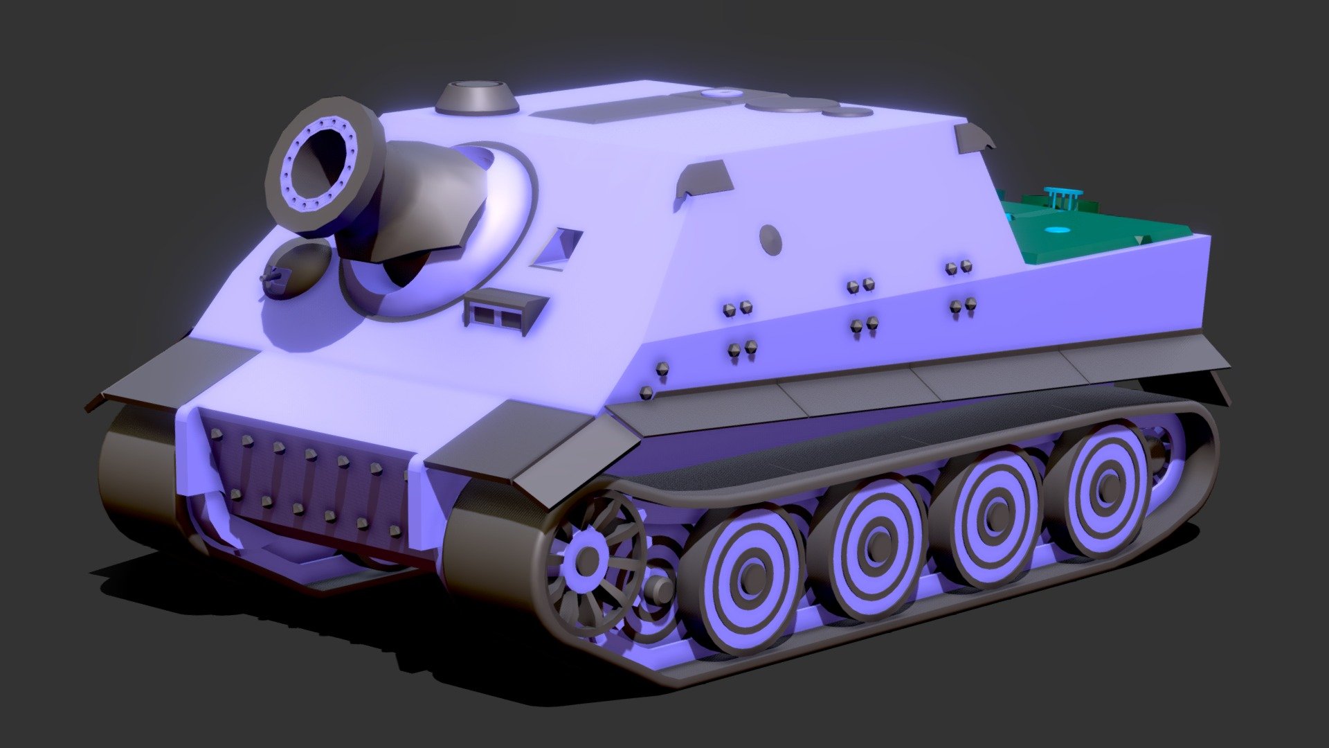 Sturm Tiger - 3D model by L.u.X [88426fc] - Sketchfab
