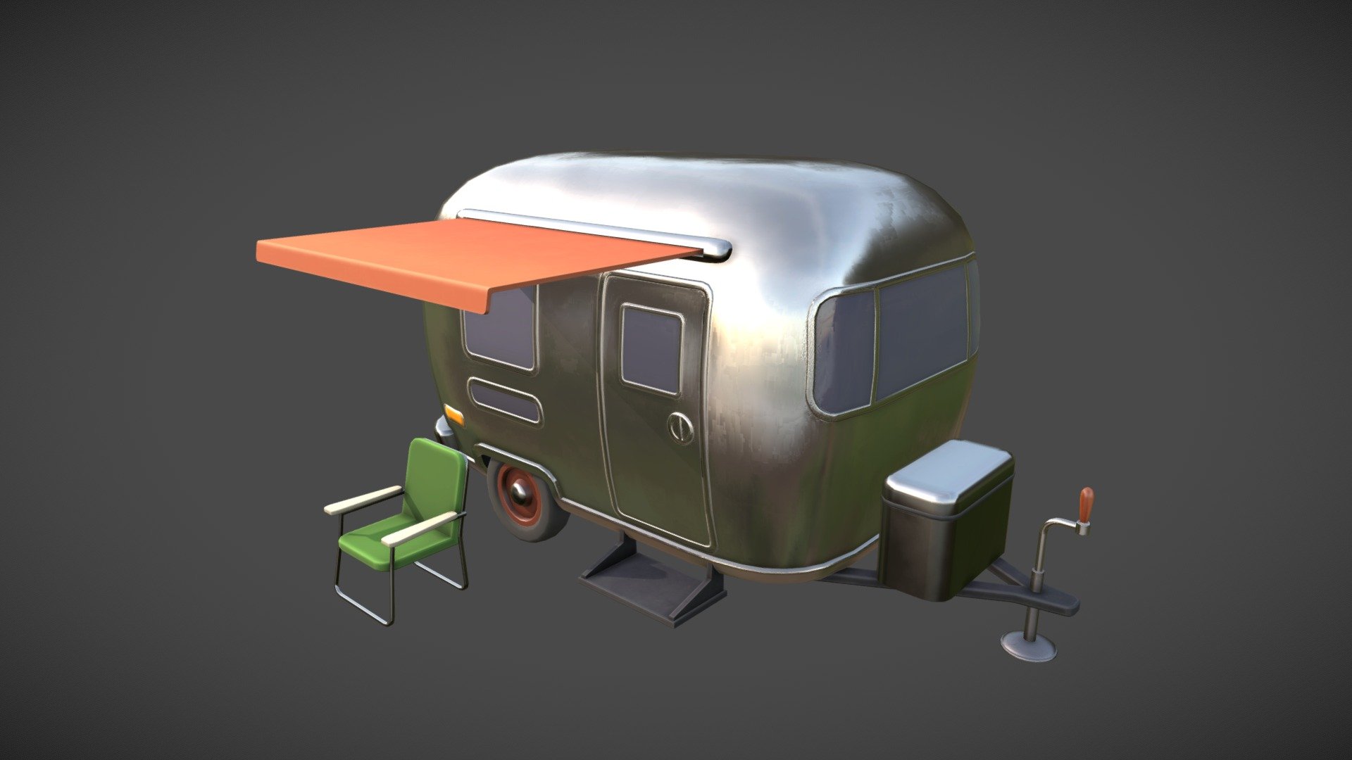 Small Camper - 3D model by rcworthley [88479fe] - Sketchfab