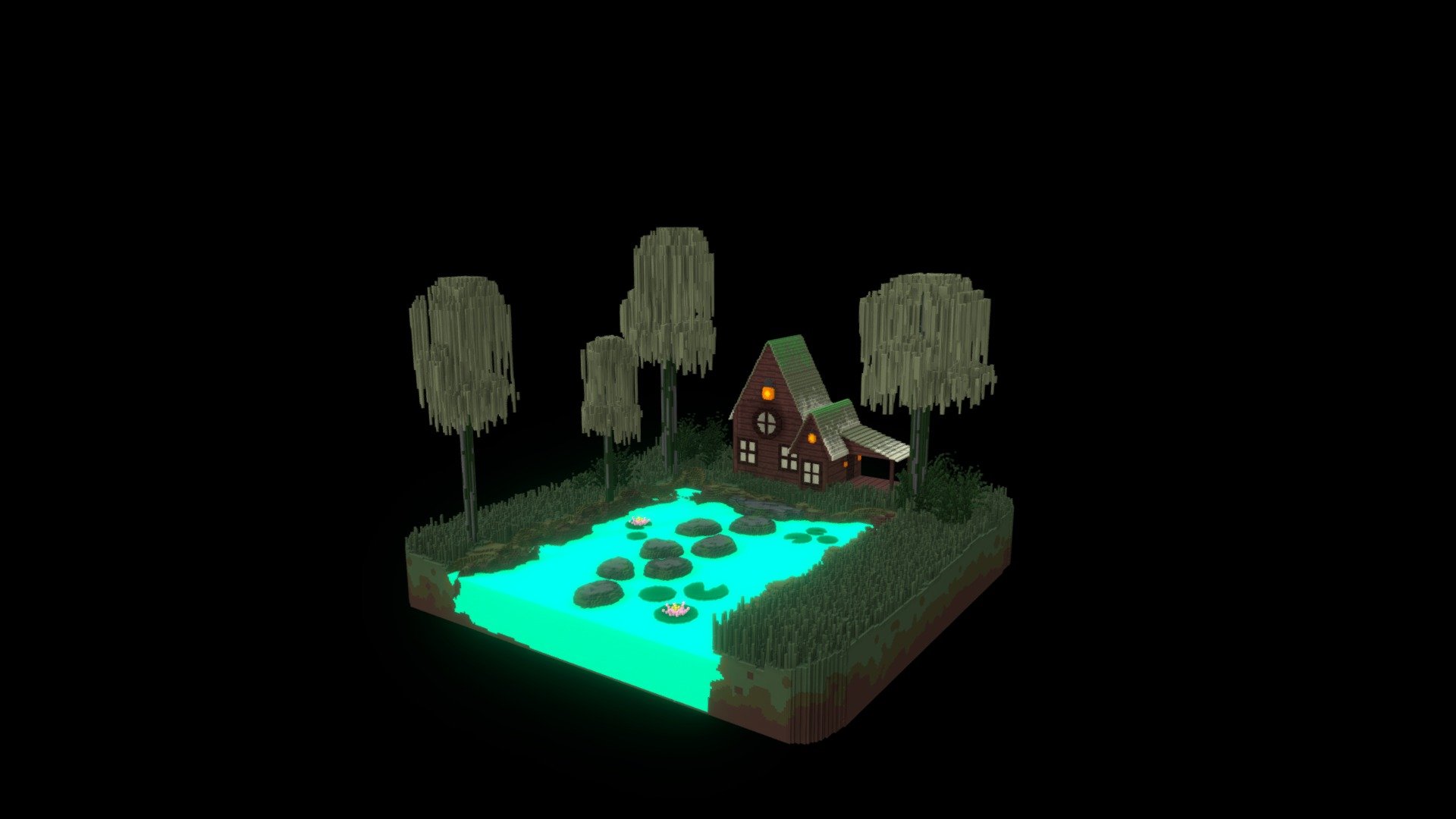 Swamp house - 3D model by s22933 [8847ed2] - Sketchfab