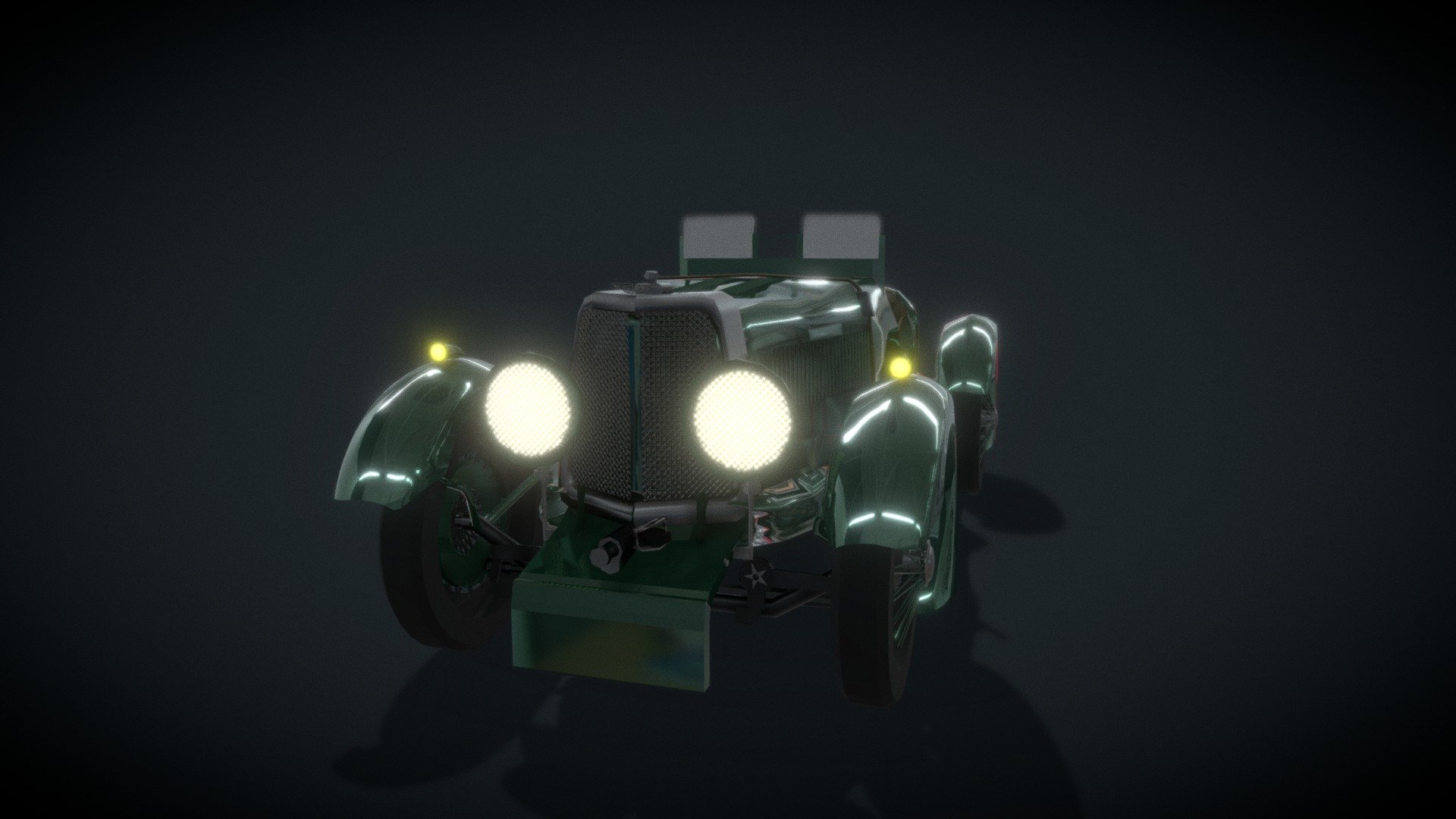 Aston Martin Ulsher 1935 - 3D model by brilacoli5 [884830c] - Sketchfab