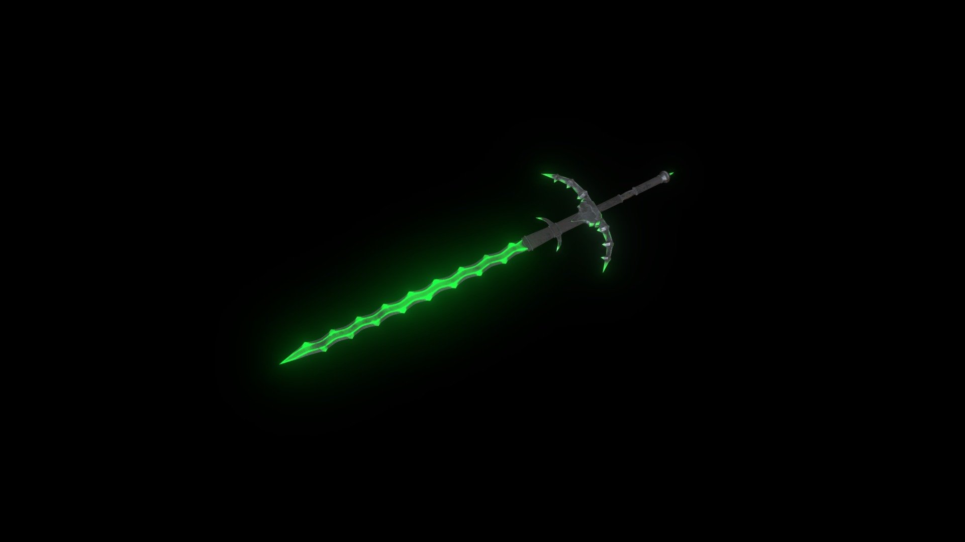 Dark Thorn Flamberge - 3D model by Adam Julien (@adam.julien15 ...