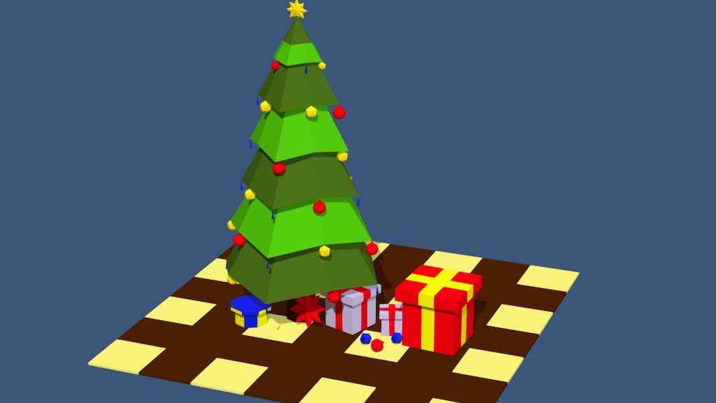 Christmas Tree - Download Free 3D model by dubey.ujjwal1994 [884b1dd] - Sketchfab
