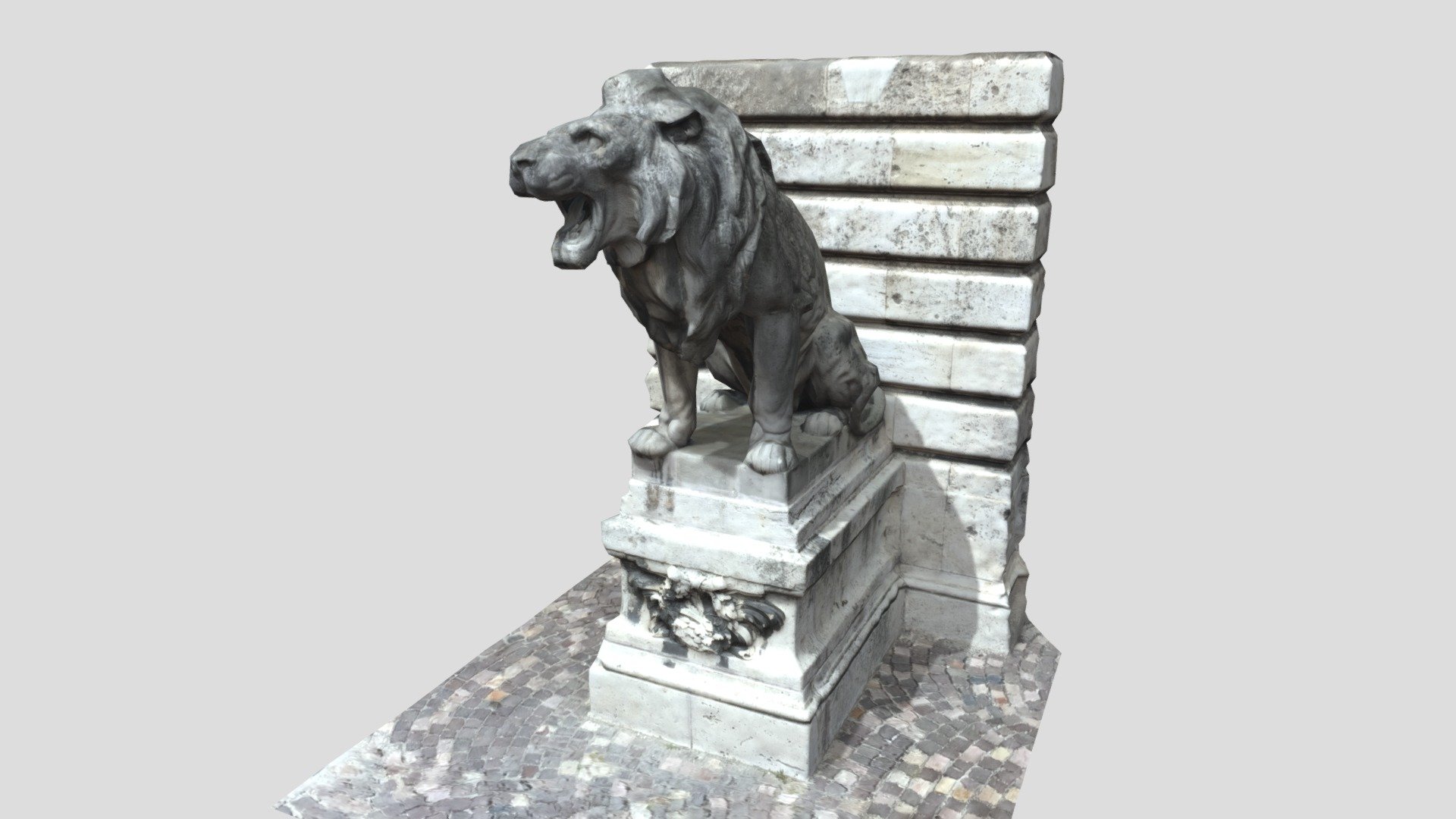 Lion Statue - Buy Royalty Free 3D model by Emerson Rosa (@iemersonrosa ...