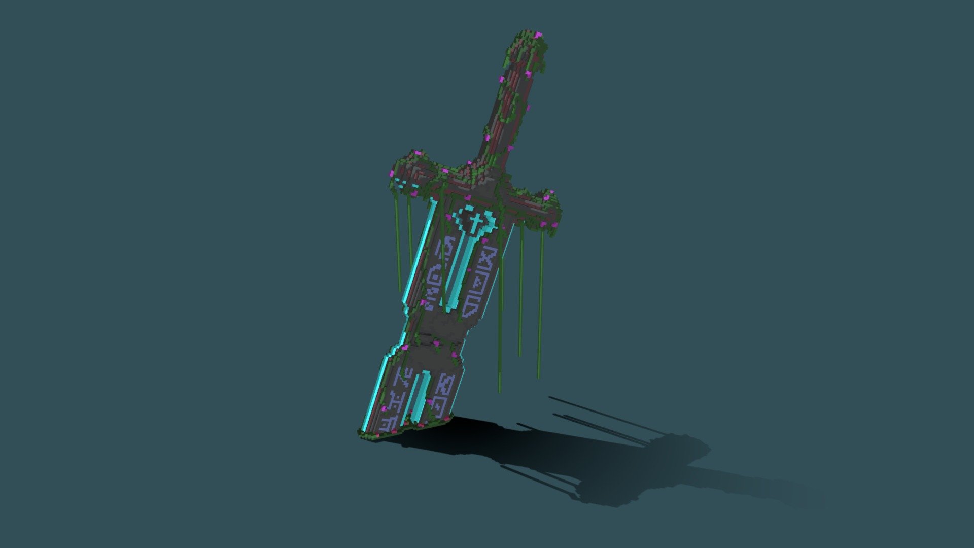 Ancient sword statue - 3D model by navidzamanpour (@somaraiy) [884b9fc ...