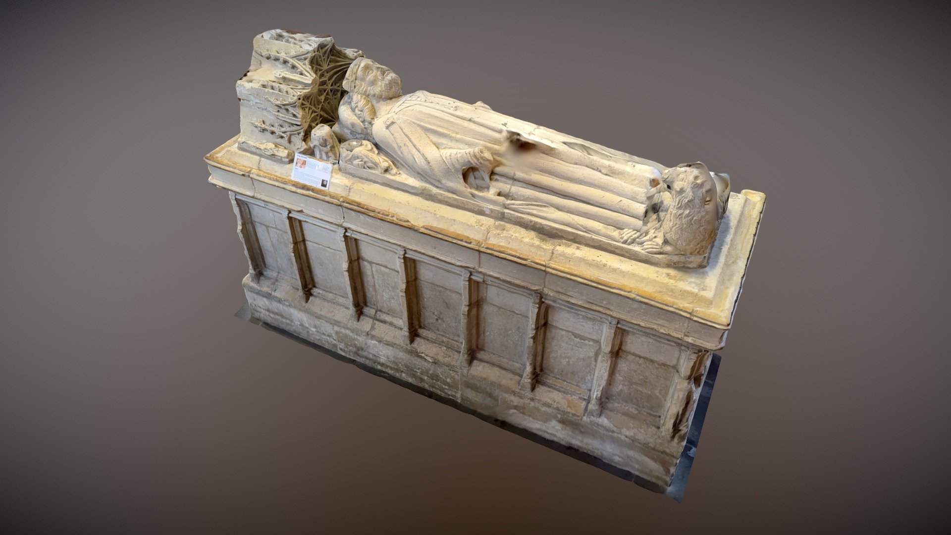 The memorial tomb of King Athelstan - 3D model by Context_One [884d485 ...