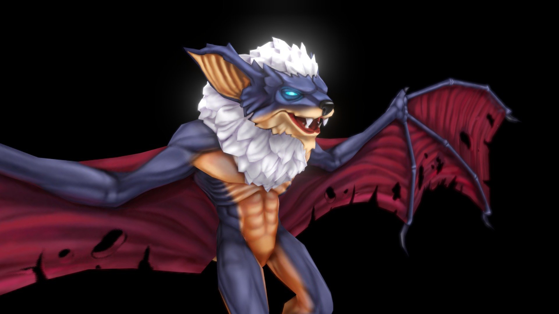 Bat Low Poly - 3D model by Ivankorun [884d852] - Sketchfab