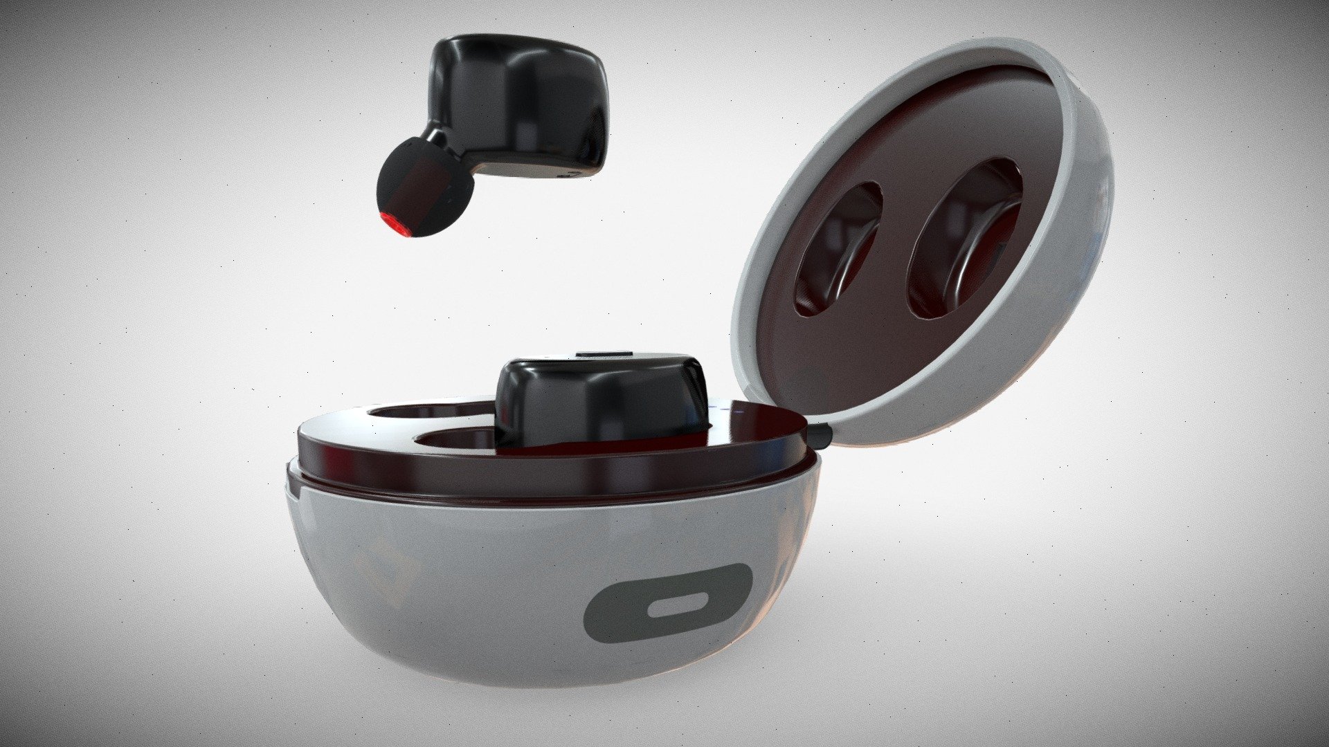 Wireless Earbuds - 3D model by Fedawy [884e66e] - Sketchfab