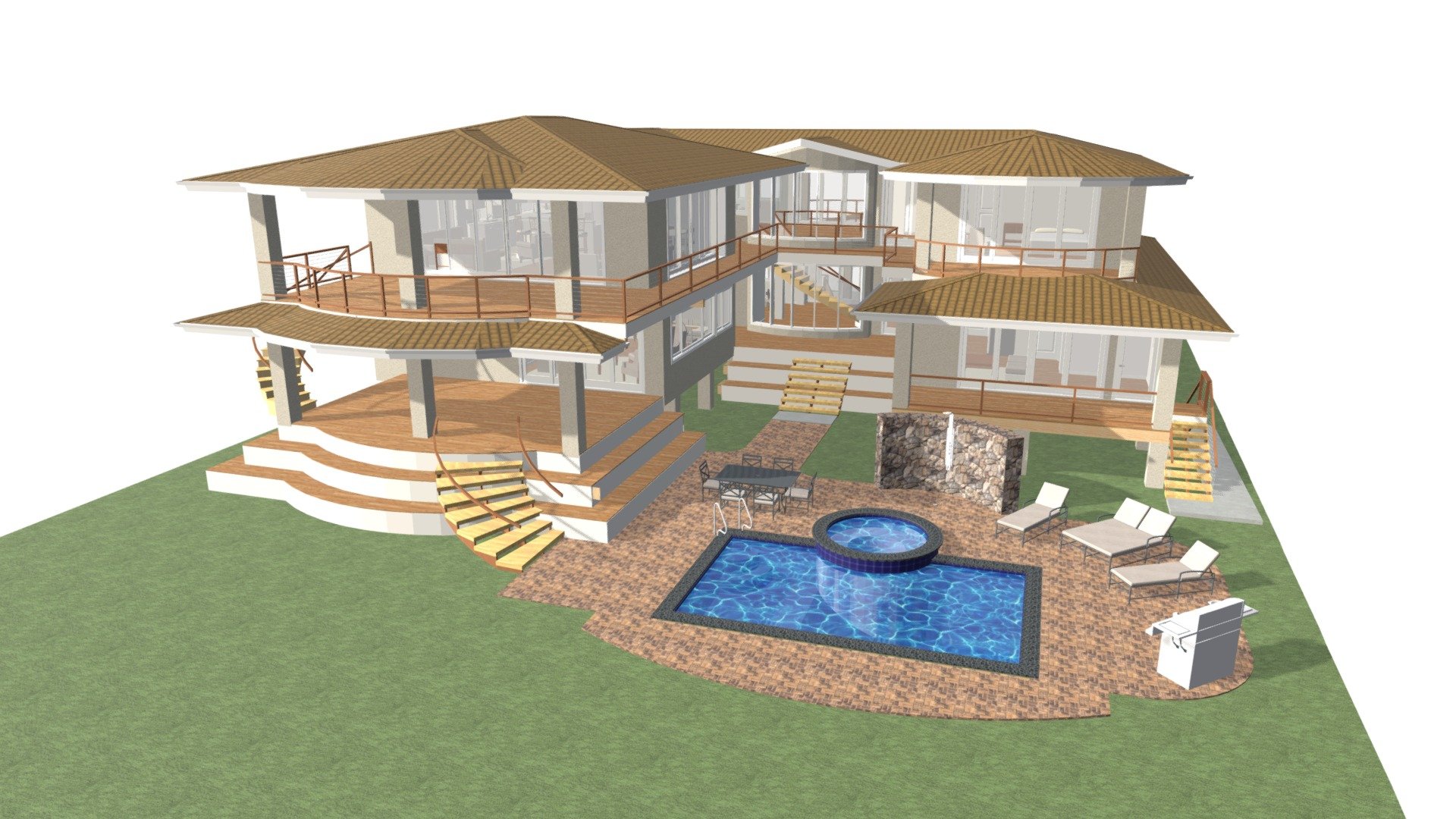E-8 Harmanis PLAN 8 - 3D model by Pro Draft, Inc. (@prodraft) [884f924 ...
