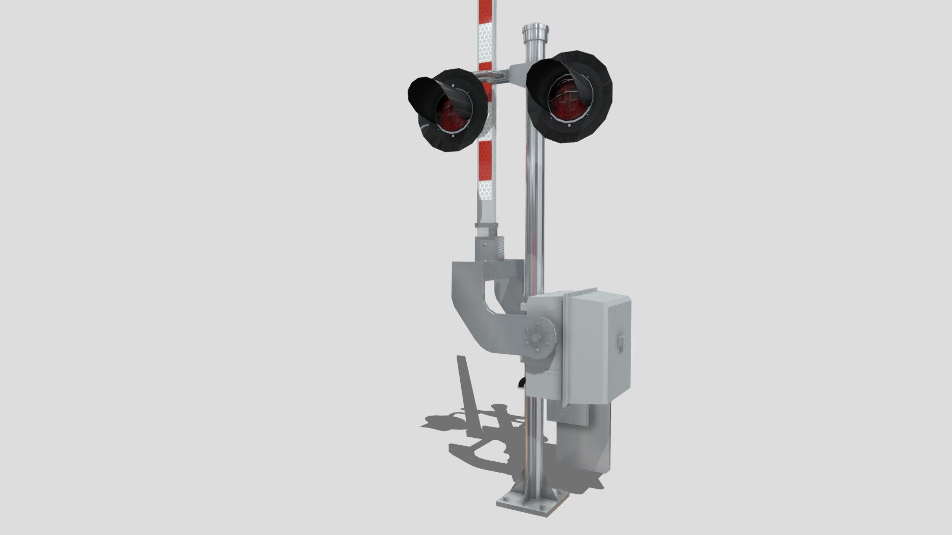 Simple WC Hayes Grade Crossing Signal - Download Free 3D model by ...