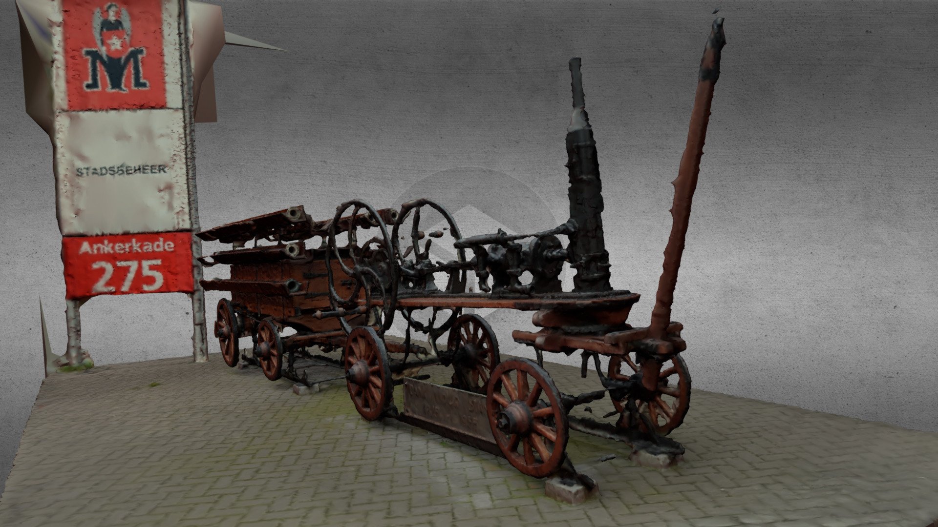 Sjietmachiene Maastricht - Shit Cleaning Machine - 3D model by ...