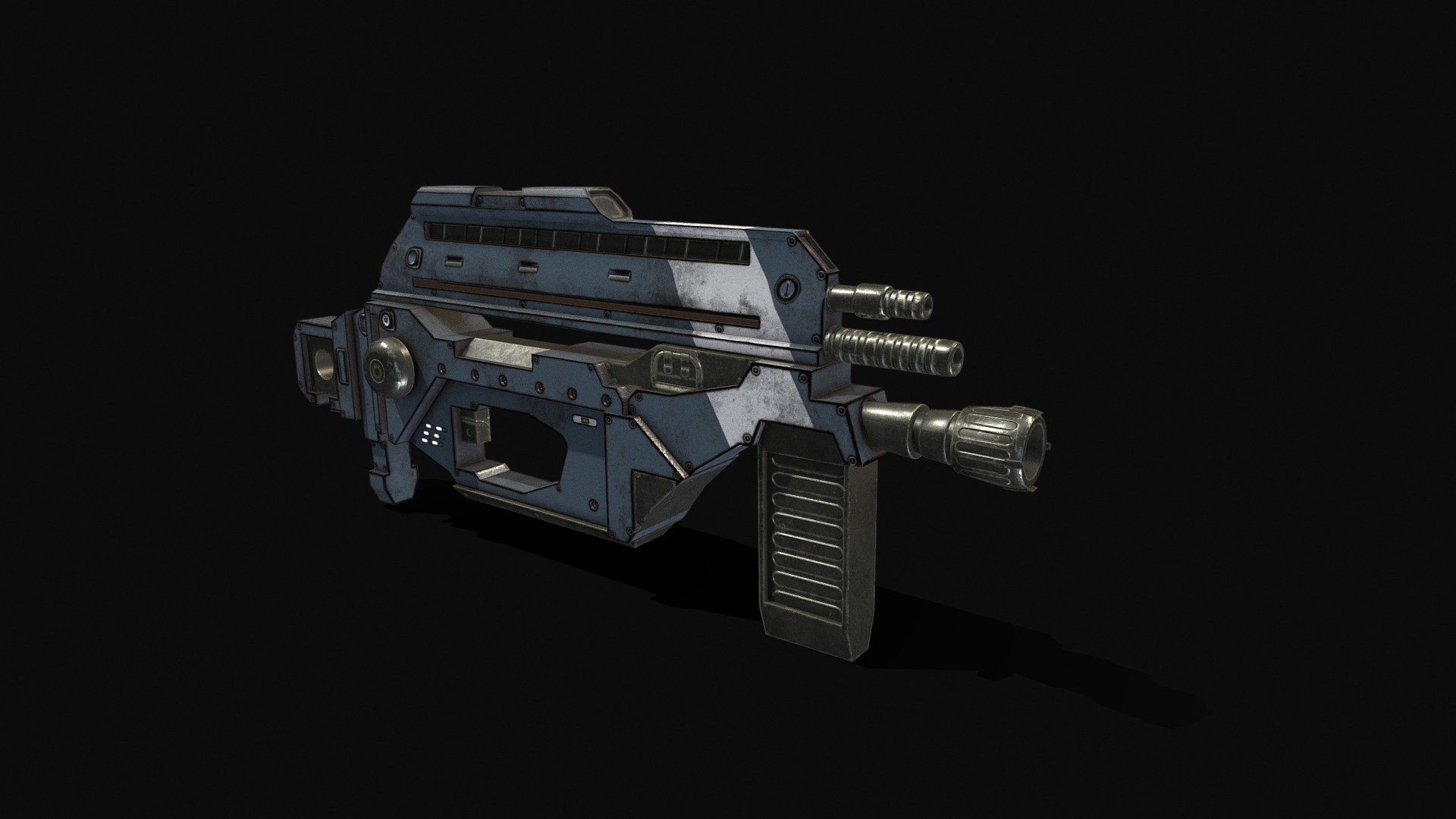 sci fi weapon low poly - Buy Royalty Free 3D model by SnowyTrain ...