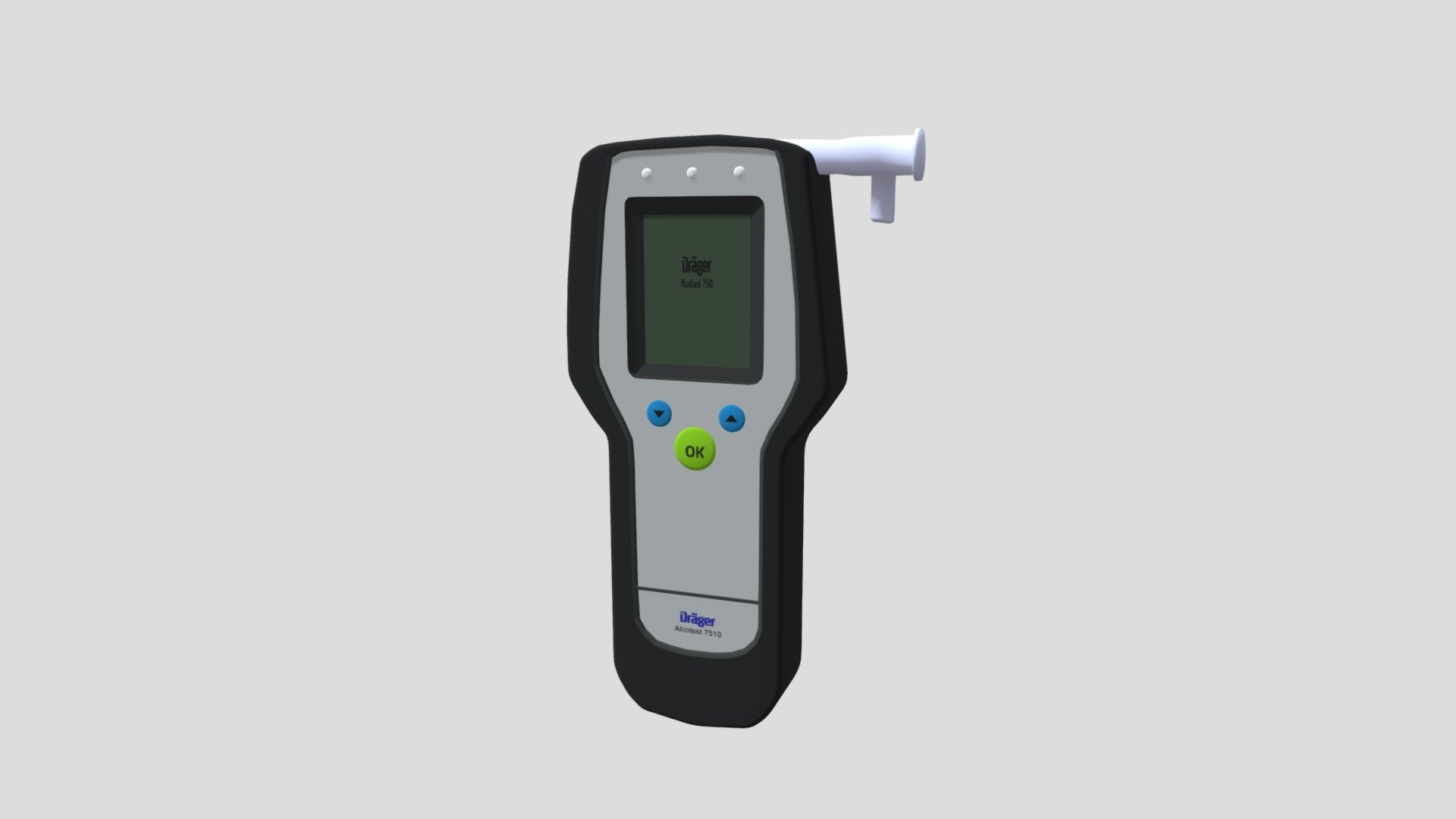 Alkomat Dräger 7510 - Download Free 3D model by Tzagor [8853e32 ...