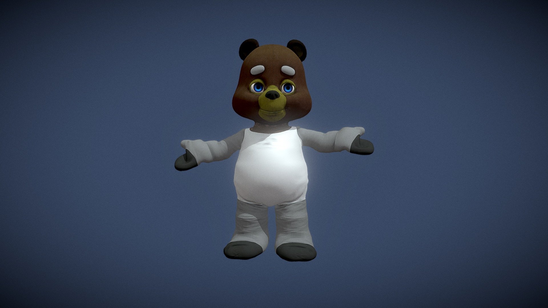 WJ002 Cute Teddy Bear With Animations - Buy Royalty Free 3D model by 🆆🇯 🇺 🇲 🇮 🇦 🇼 🇮 (@wjumiawi ...