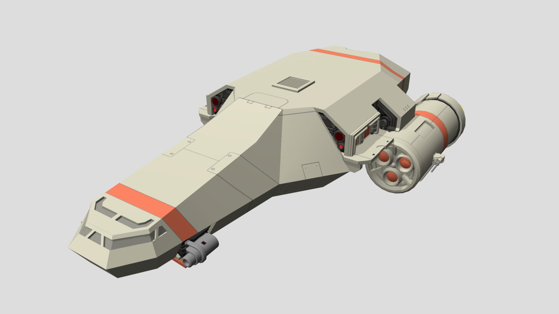 FTL: Faster Than Light; Kestrel Cruiser - Download Free 3D model by ...